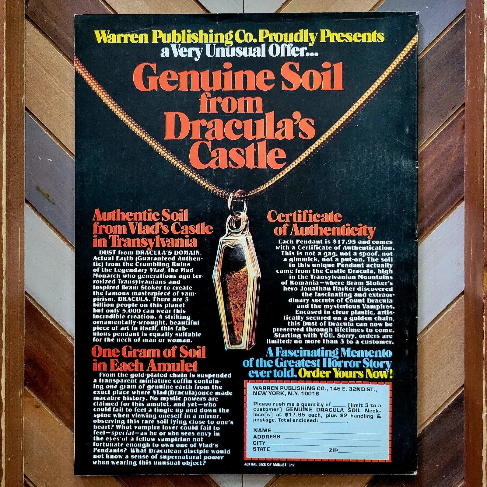 THE ROOK #1 FN/VF (Warren 1979) All New Series Premiere/Painted Cover ...