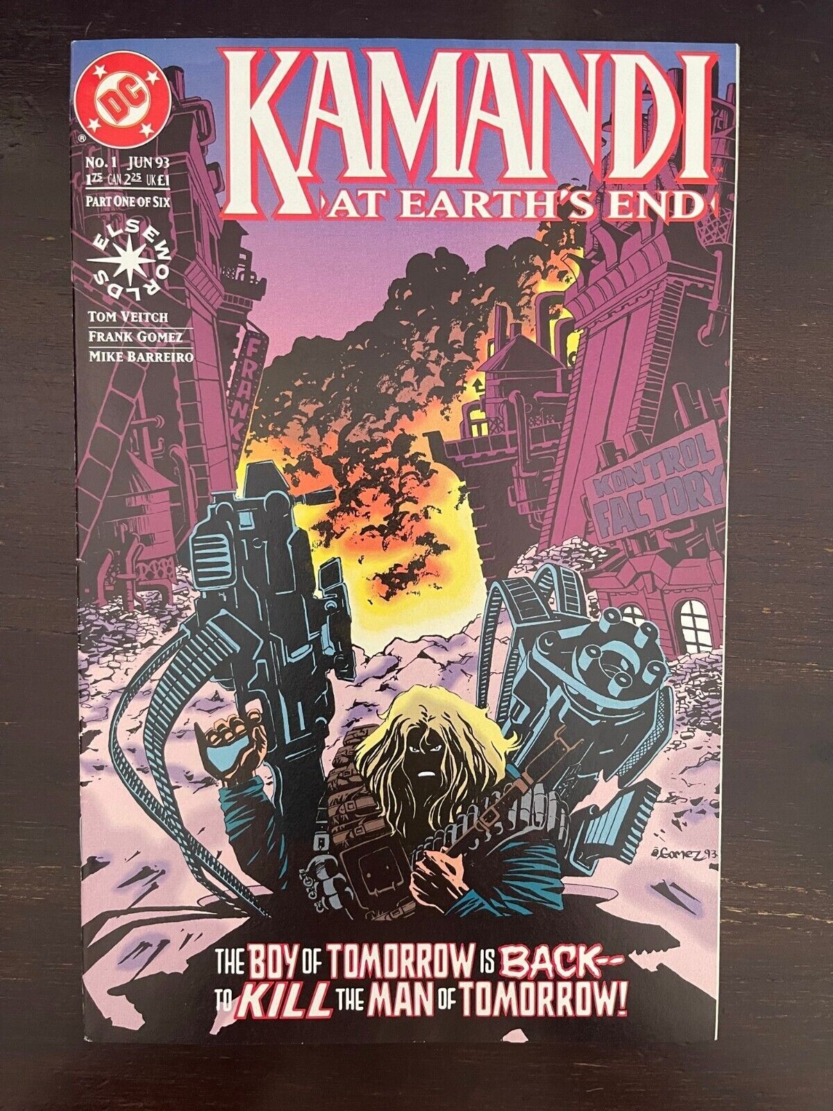 Kamandi at Earth's End #1 DC 1993 VF- 7.5 | Comic Books - Modern Age ...