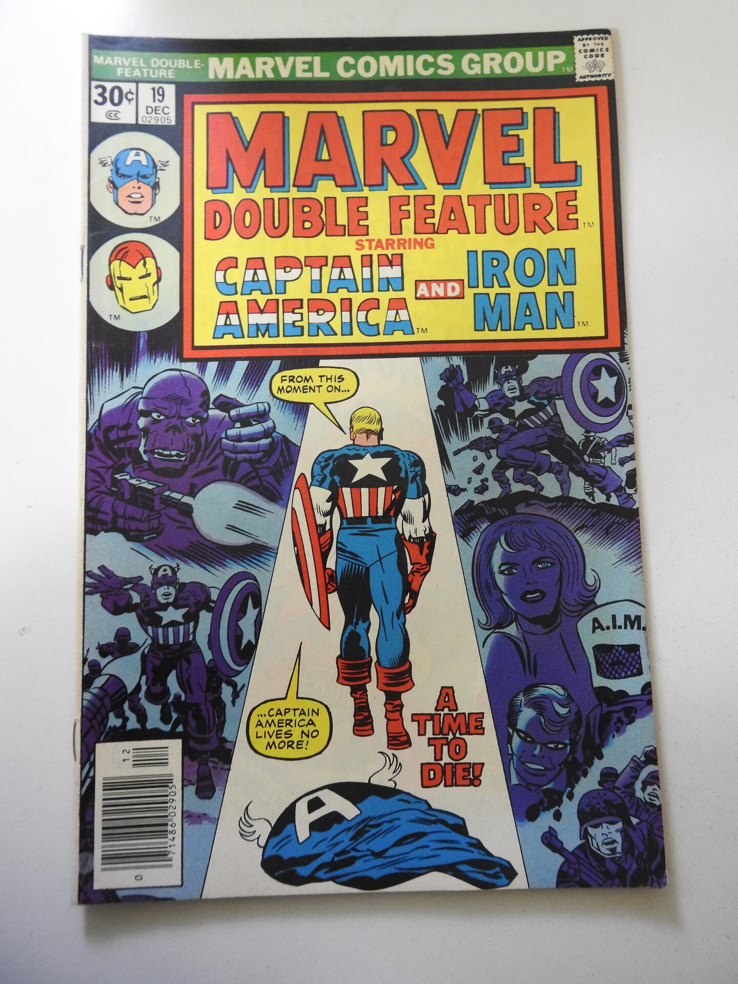 Marvel Double Feature #19 (1976) | Comic Books - Bronze Age, Marvel, Captain America, Superhero ...