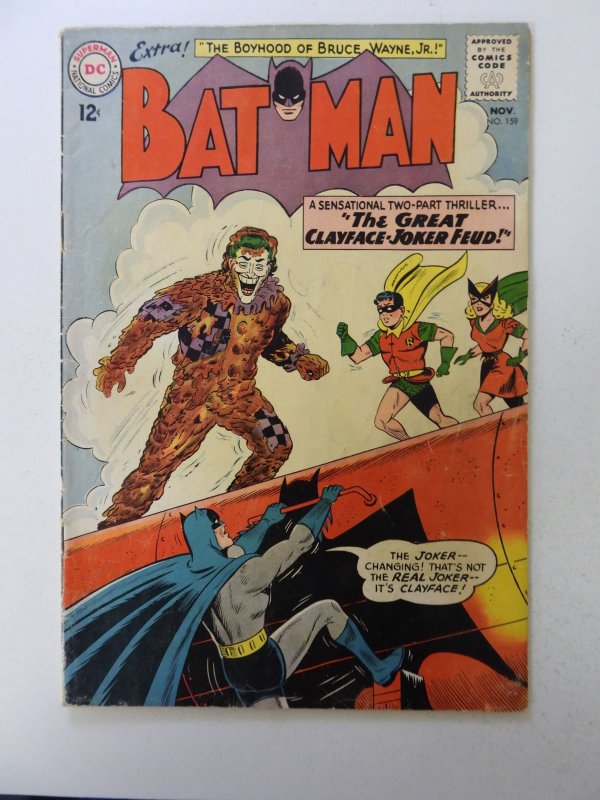 Batman #159 (1963) VG condition ink front and back cover | Comic Books ...