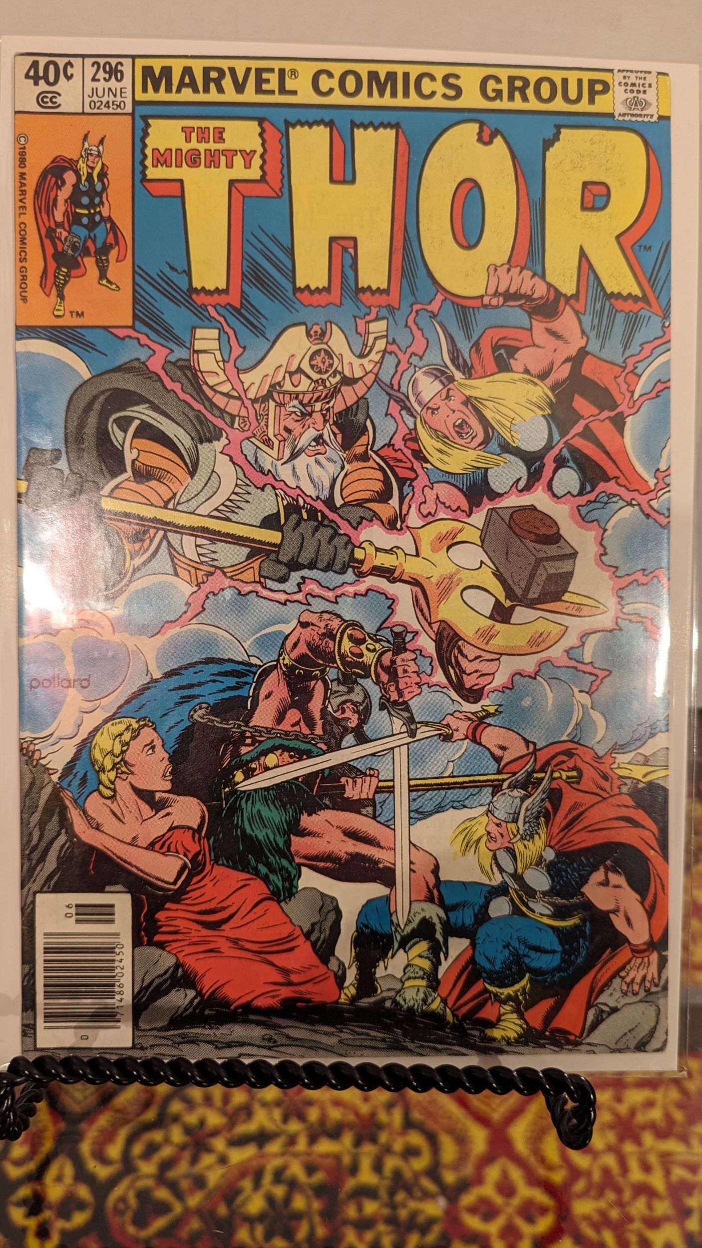 Thor #296 (1980) "From Valhalla-- a Valkyrie!" Thor! Odin! | Comic ...