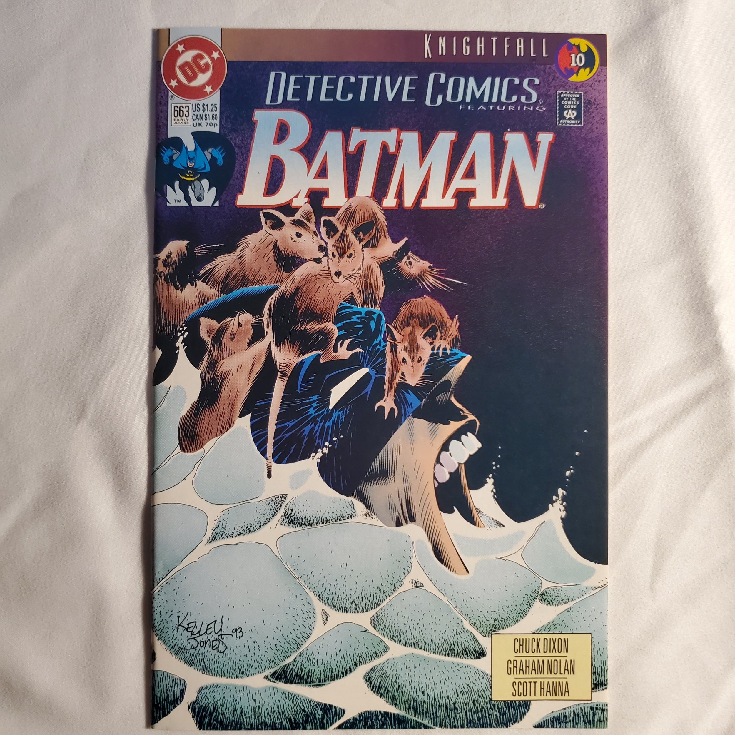 Detective Comics 663 Very Fine Cover by Kelley Jones | Comic Books ...