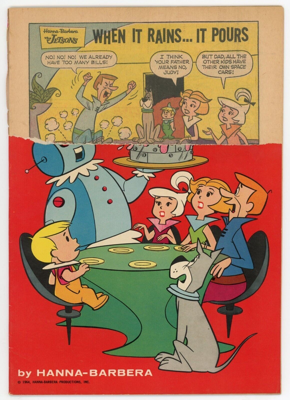 The Jetsons 8 Fair 1.0 Gold Key 1964 Silver Age Hanna Barbera TV ...