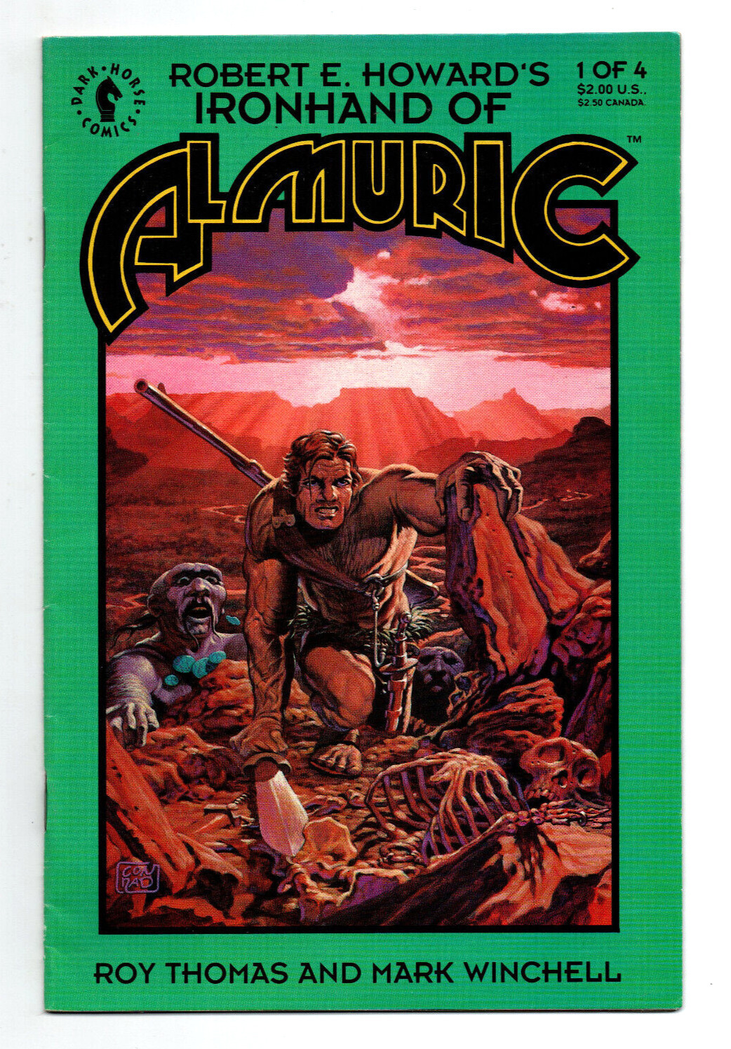Robert E Howard's Ironhand of Almuric Comic #1 2 3 & 4 Complete Set ...