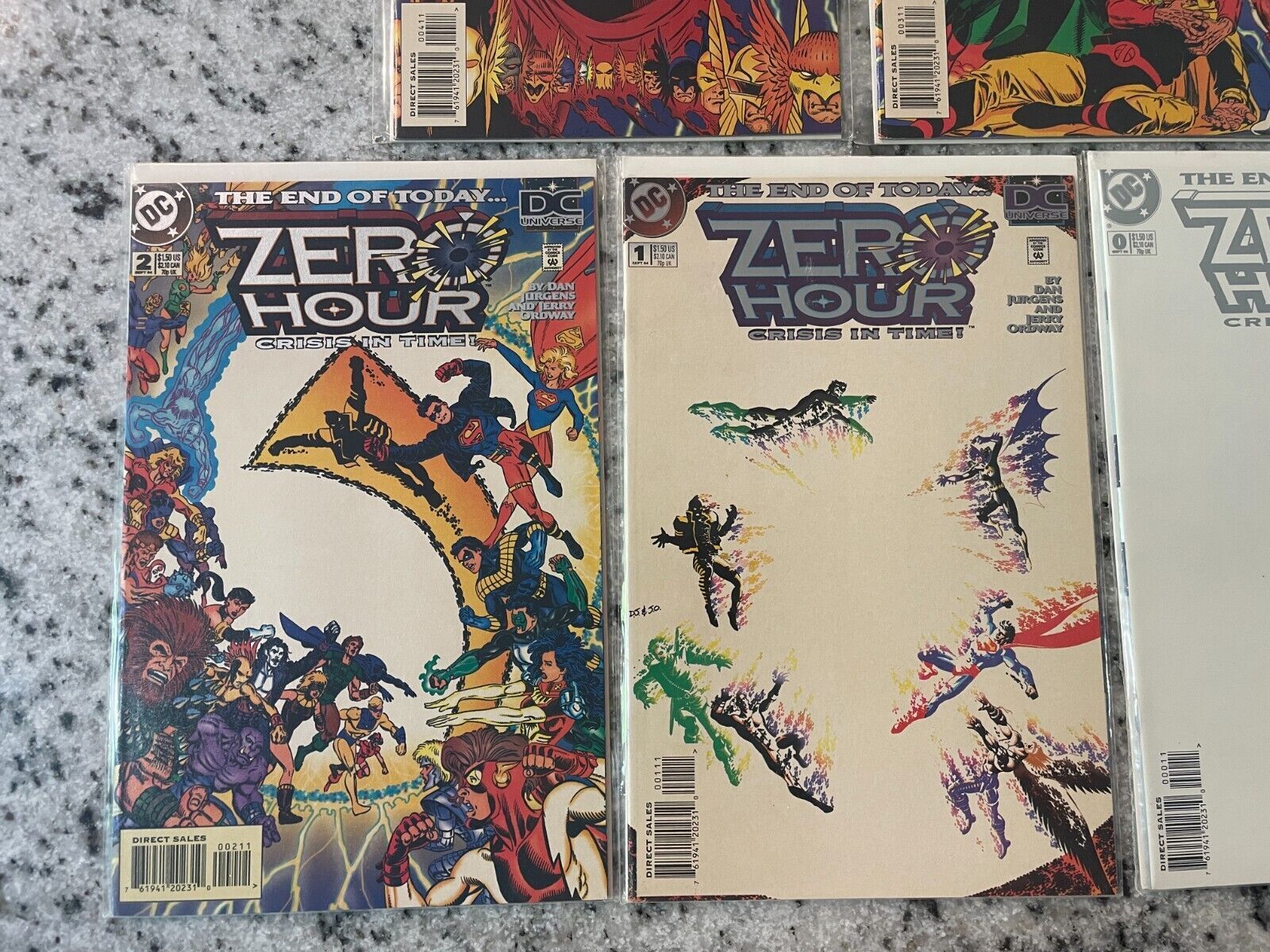 Zero Hour Crisis In Time Complete DC Comics Series # 0 1 2 3 4 NM ...
