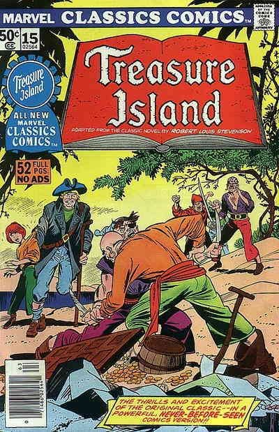 Marvel Classics Comics #15 FN ; Marvel | Treasure Island Stevenson ...