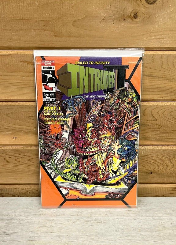 TSR Comics Intruder 2 #1 Complete Game Inside Vintage 1990 Dungeons ...