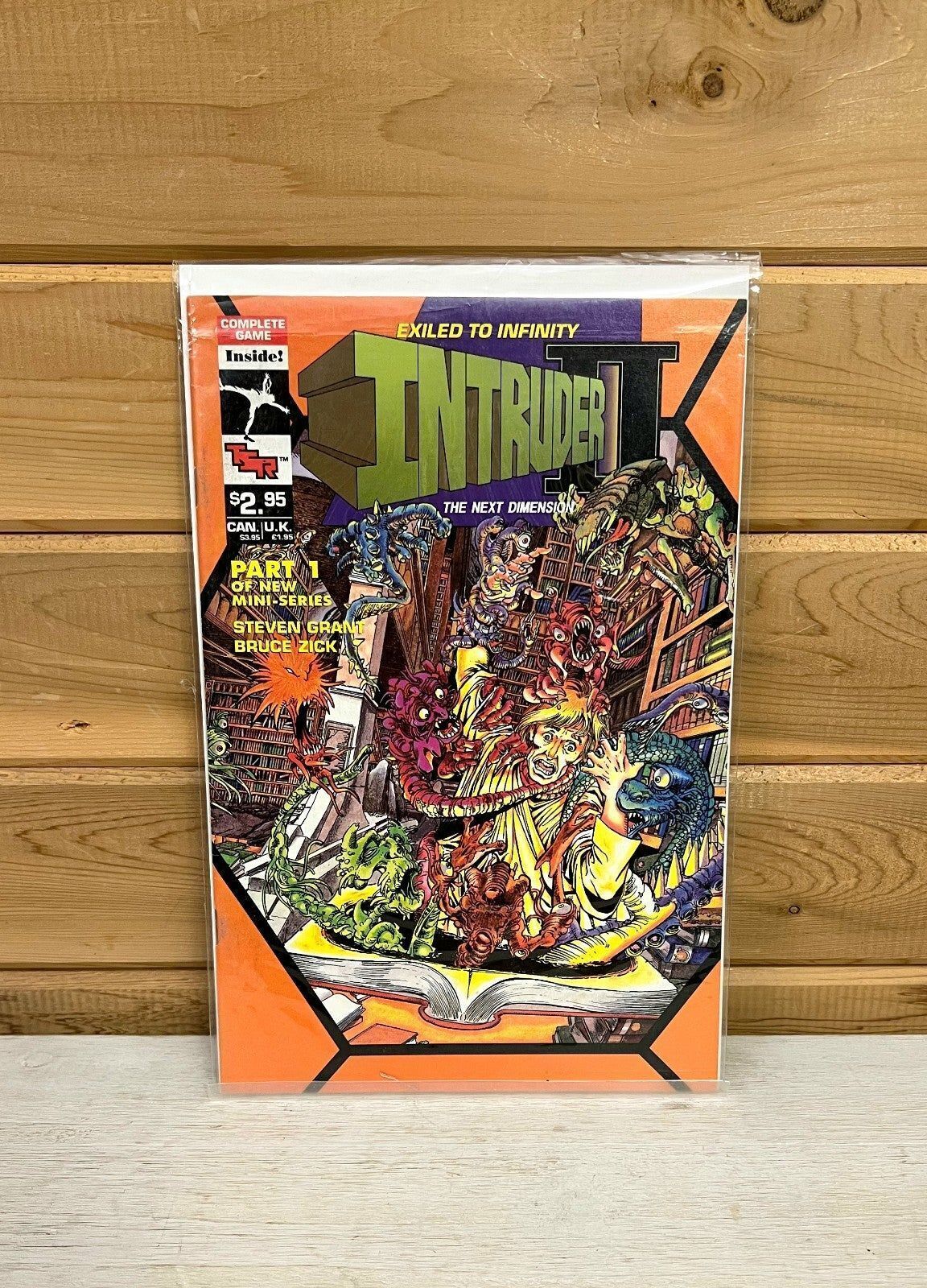 TSR Comics Intruder 2 #1 Complete Game Inside Vintage 1990 Dungeons ...