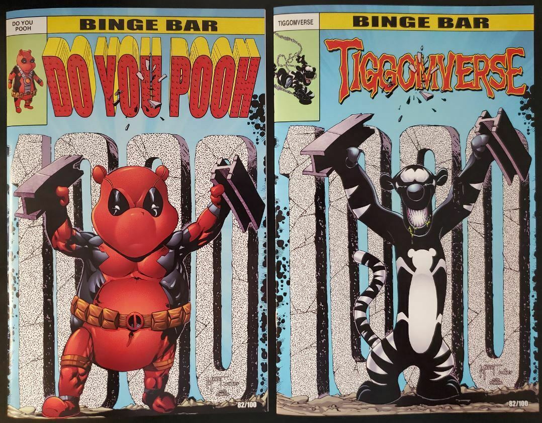Do You Pooh/Tiggomverse Set Binge Bar #1000 CBSN Jesse James Comics ...