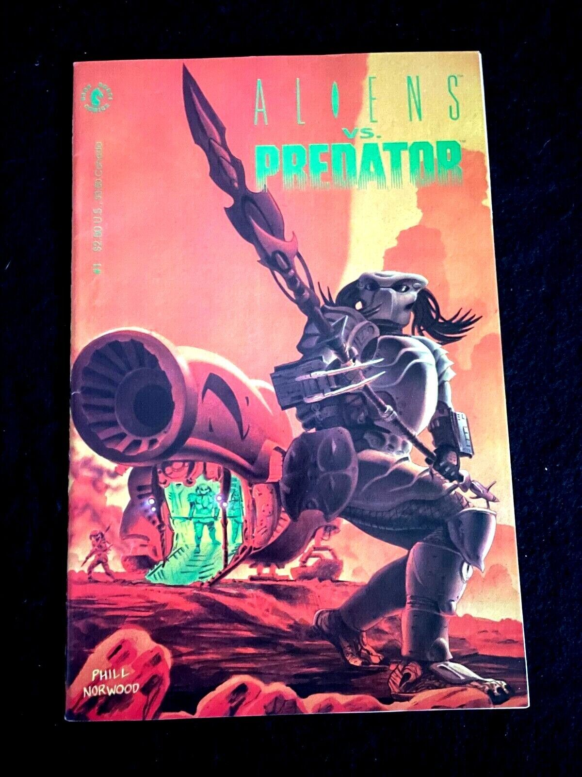 Aliens vs Predator #1 1990 VERY HIGH GRADE - 1st App of Machiko Noguchi ...