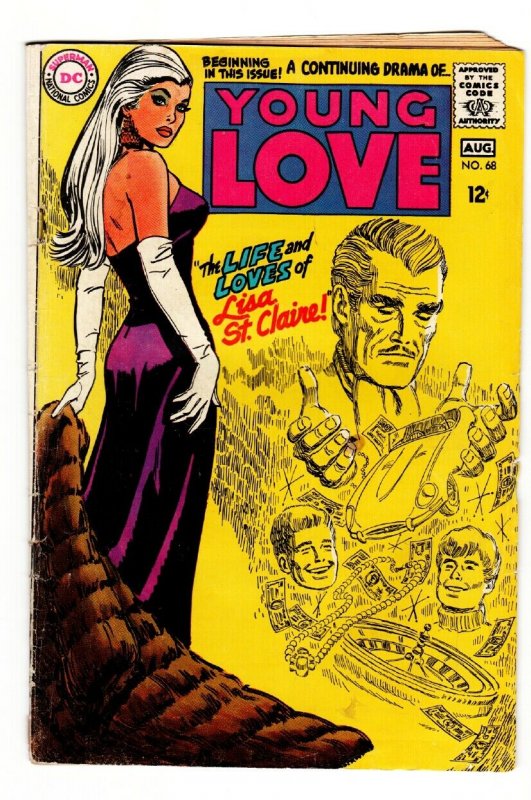 YOUNG LOVE #68 comic book-DC ROMANCE-GOOD ISSUE-Lisa St. Claire | Comic ...