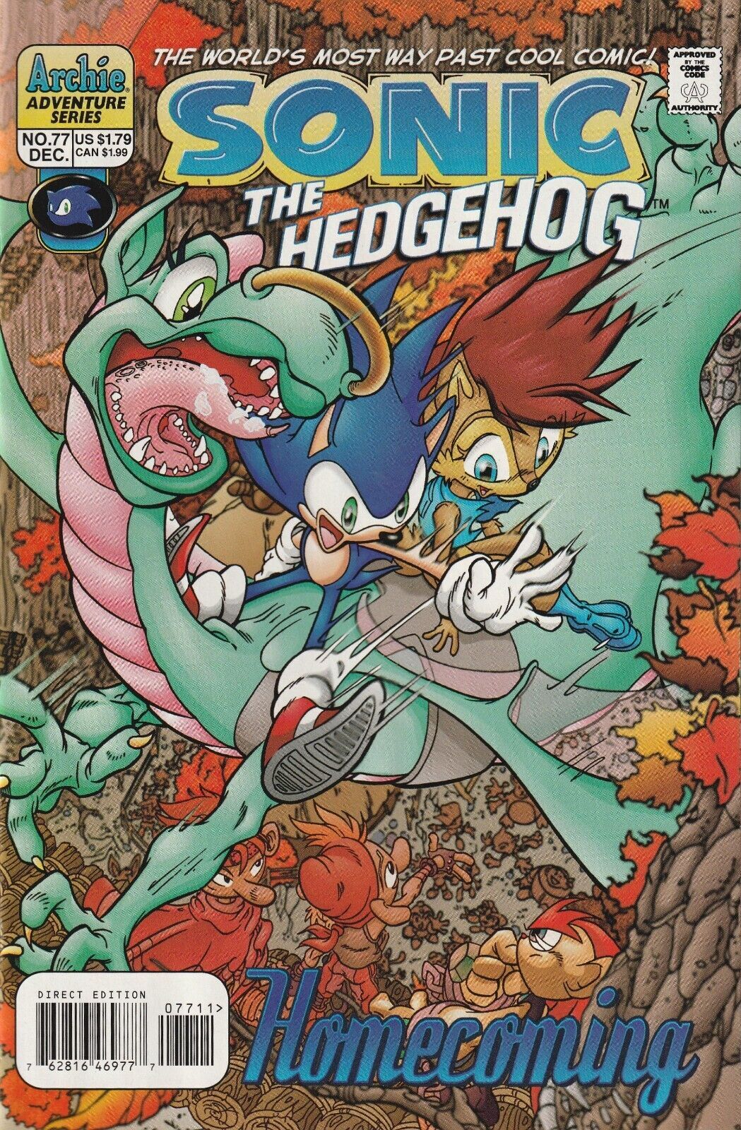 Sonic The Hedgehog # 77 Cover A NM Archie Adventure 1999 [BB] | Comic ...