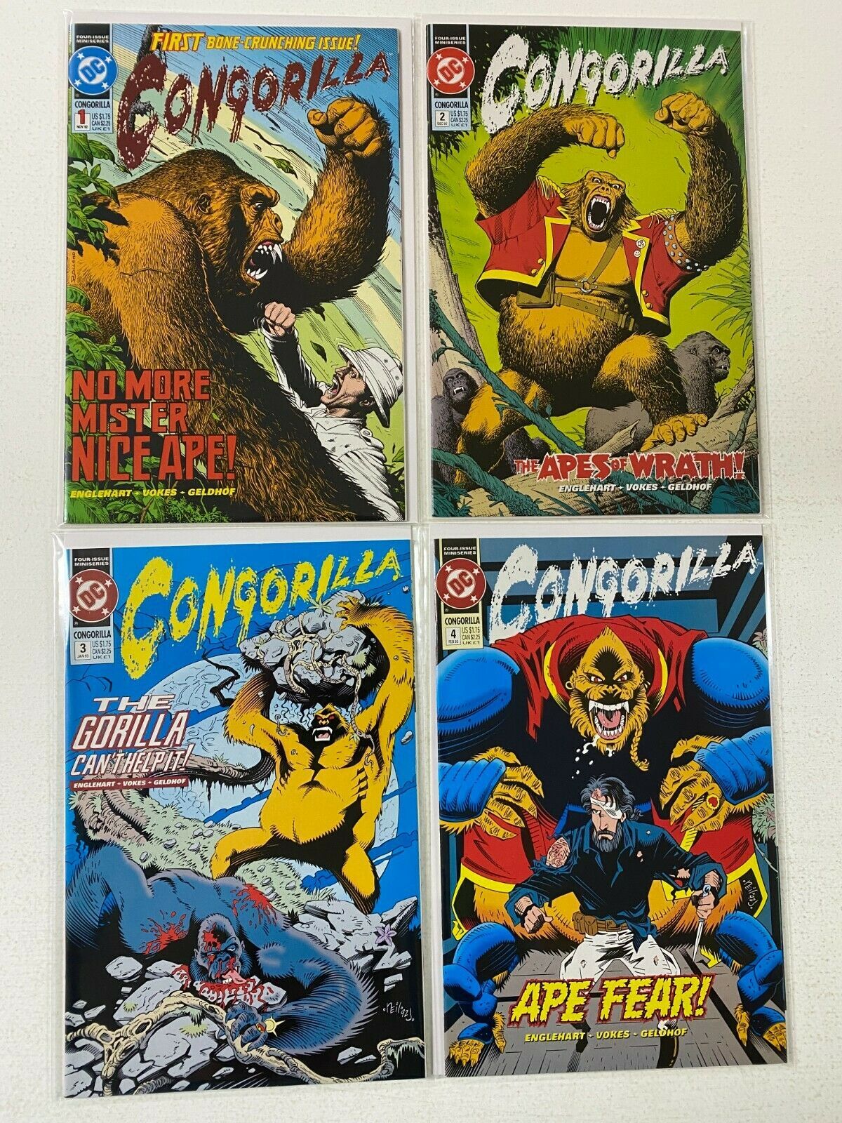 Congorilla Set #1-4 8.0 VF (1992) | Comic Books - Modern Age, DC Comics ...