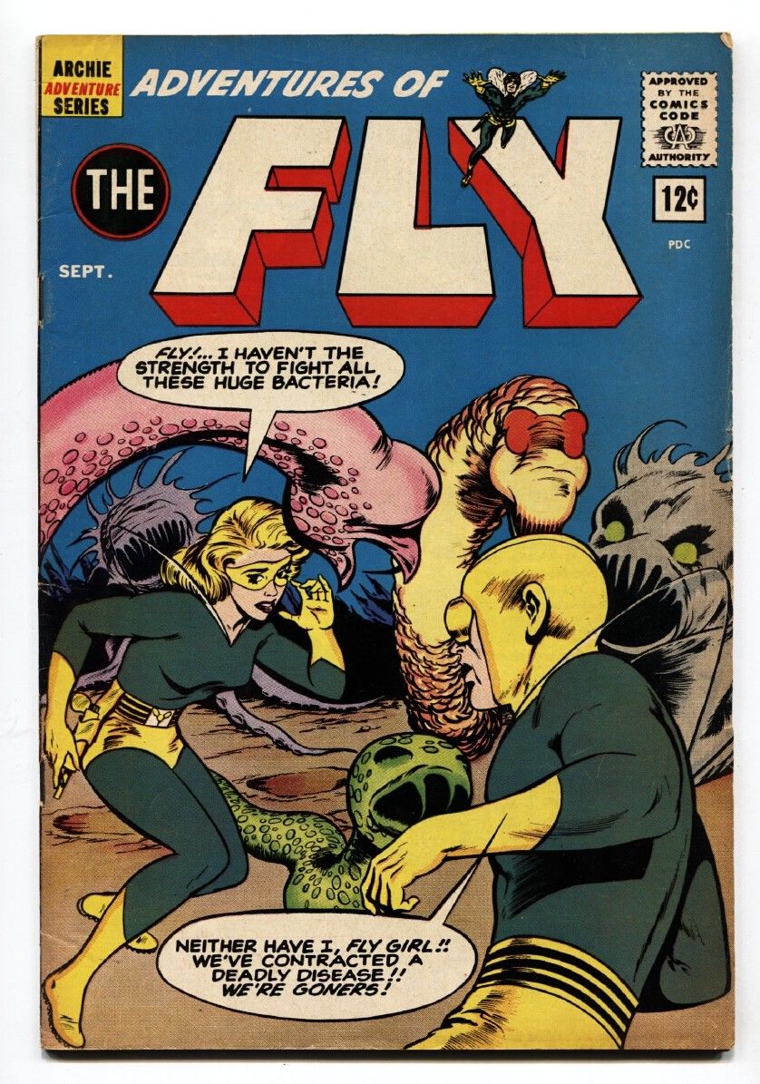 Adventures Of The Fly #21 1963- Archie Comics- Spider- Fly Girl | Comic ...