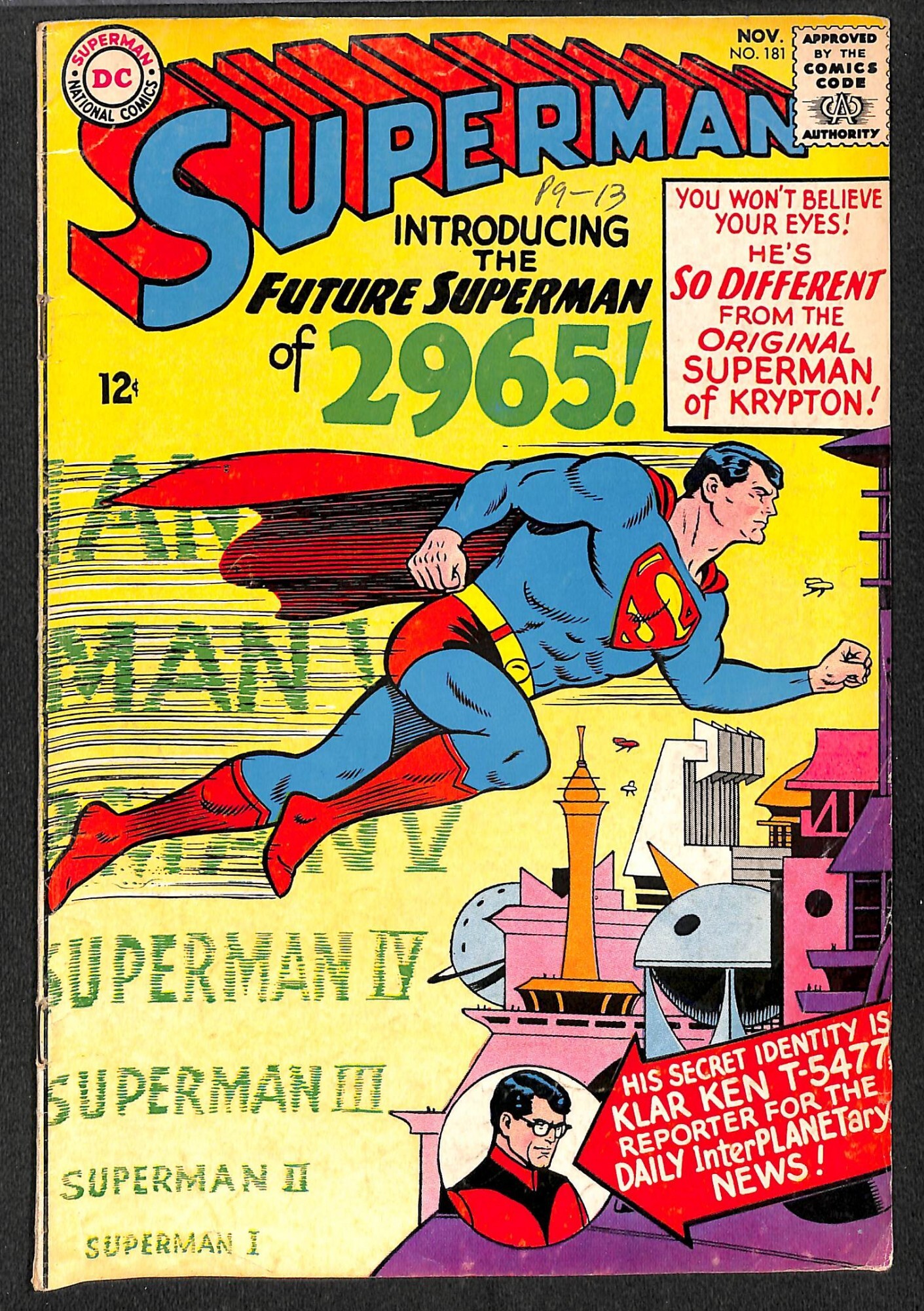 Superman #181 (1965) | Comic Books - Silver Age, DC Comics, Superman ...