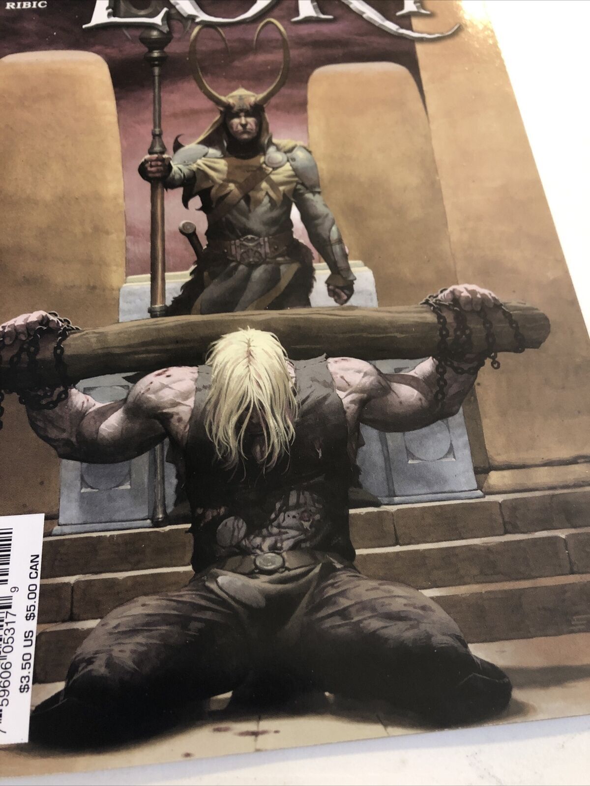 Loki #1 2004 Esad Ribic Fully Painted Marvel Comics + 4 Damaged Corner ...