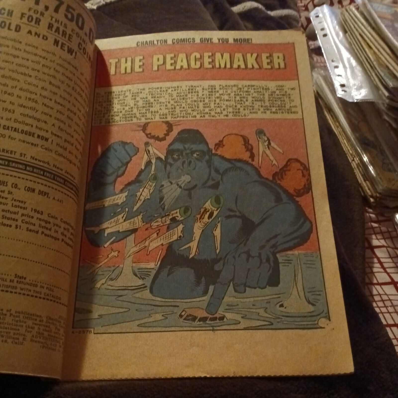Vintage Charlton 1963 Konga The Peacemaker July Vol 1# 13 Comics Steve ...