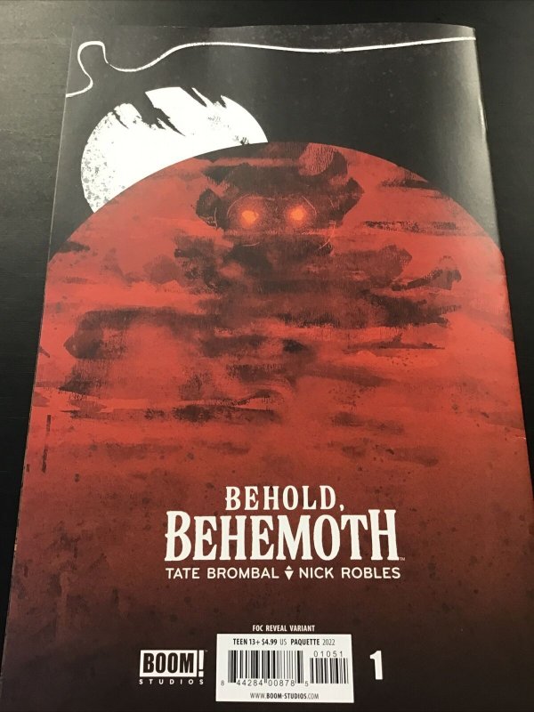 Behold, Behemoth #1 Yanick Paquette FOC Reveal Variant Cover Boom!/2022 ...