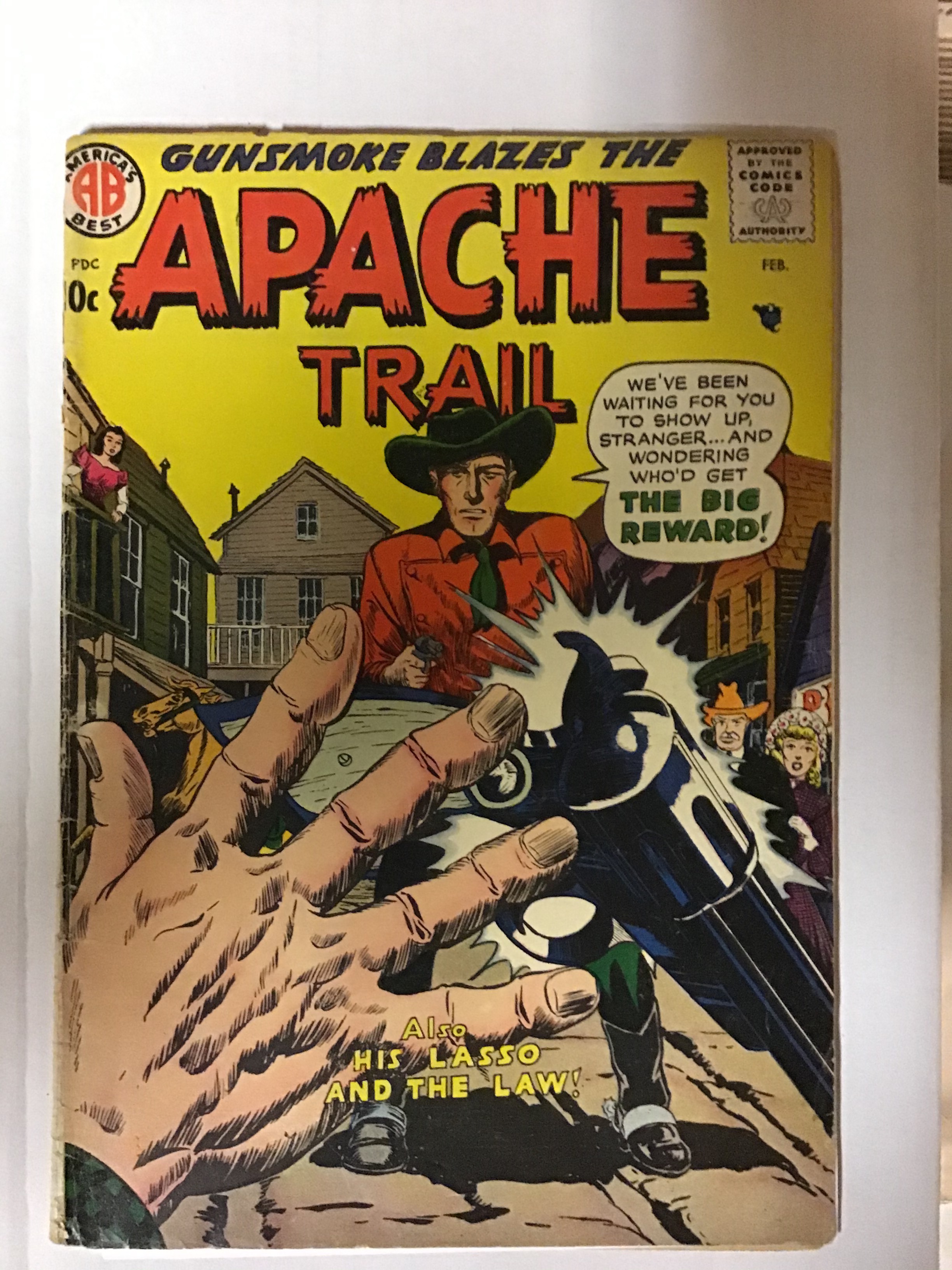 Apache Trail #3 (1958) | Comic Books - Silver Age, Ajax-Farrell ...