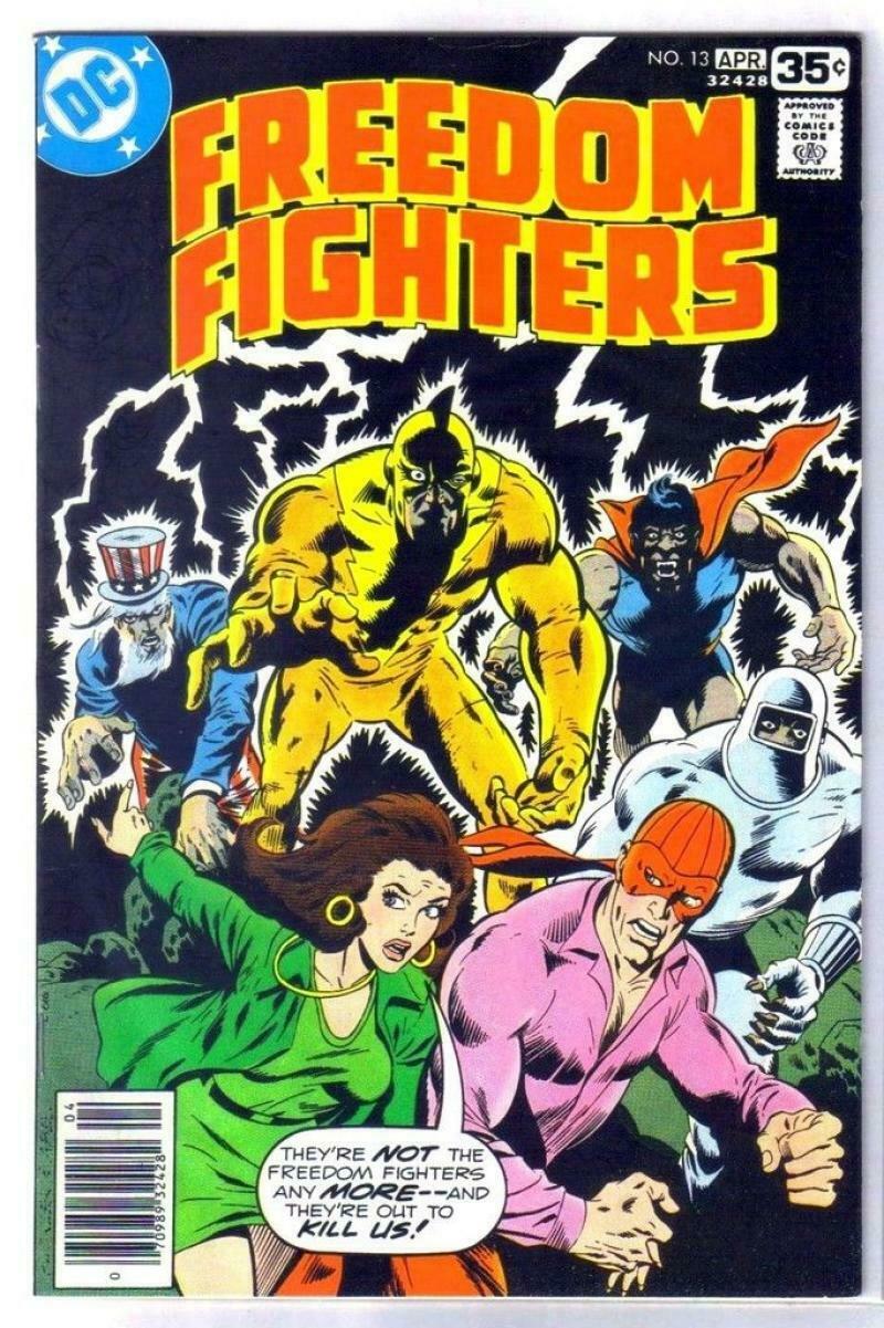 FREEDOM FIGHTERS #13, VF, Black Condor, 1976 1978, Uncle Sam, Doll Man ...