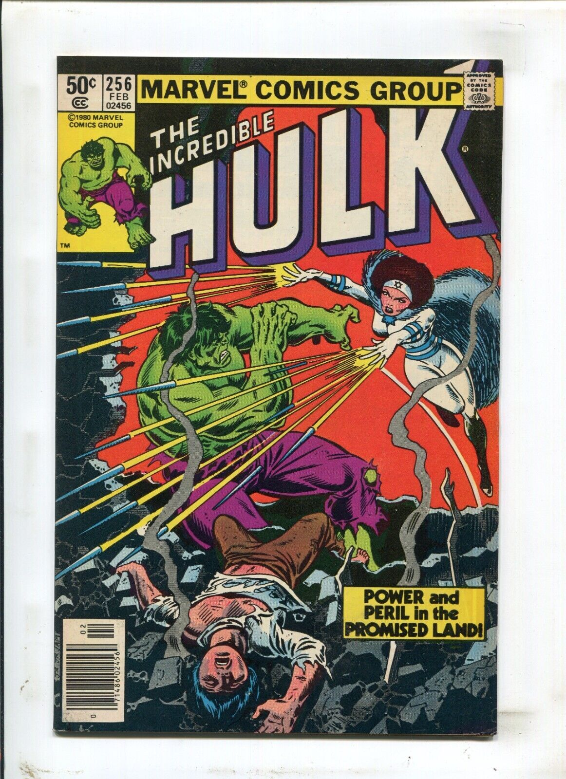 Incredible Hulk #256 - Newsstand / 1st Appearance of Sabra (VF 8.0 ...