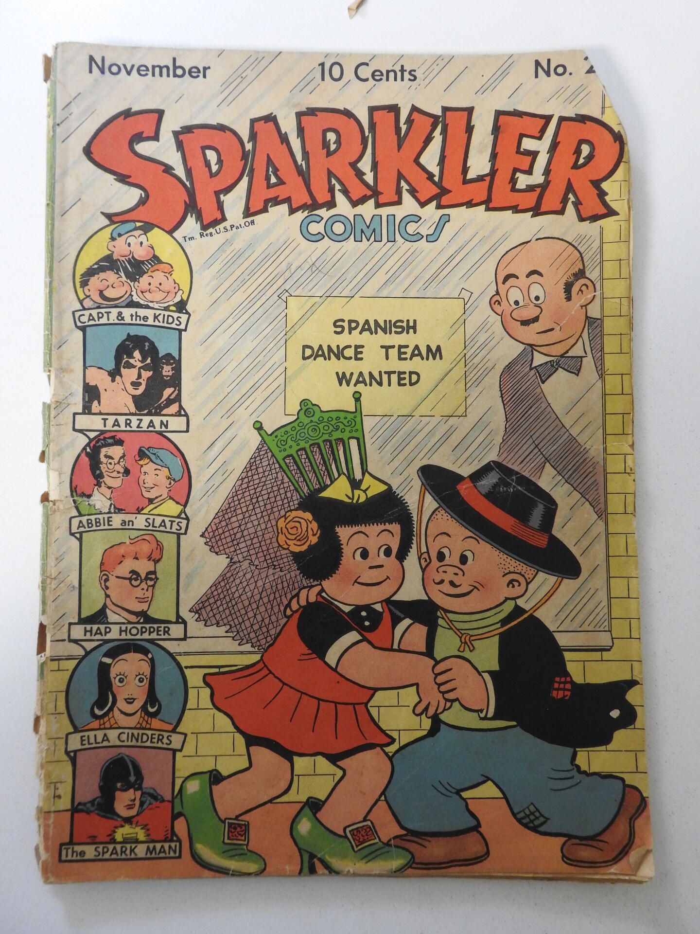 Sparkler Comics #27 (1943) GD Cond 1 1/2 in spine split, interior page detached | Comic Books ...