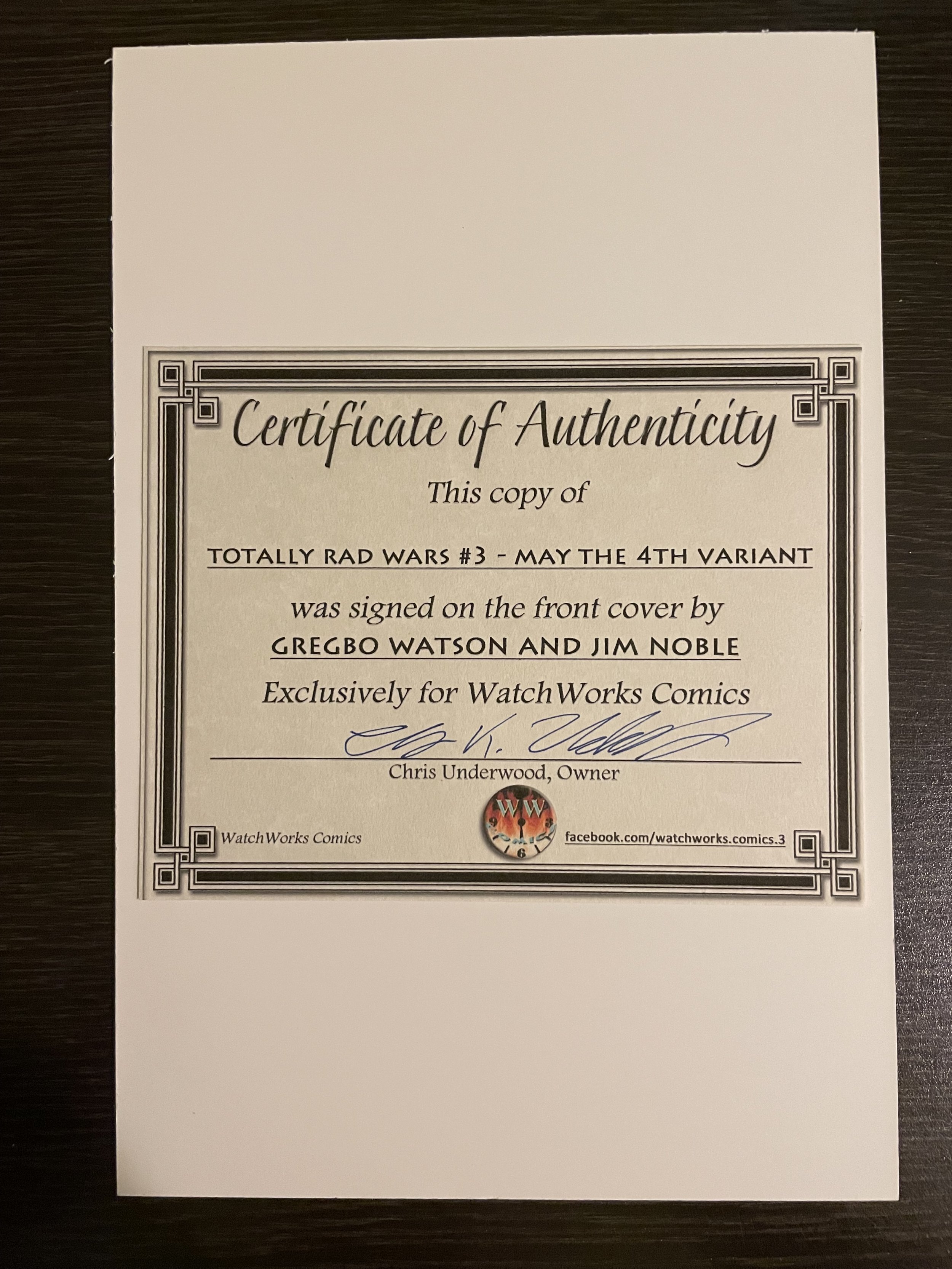 Totally RAD Wars #3 MAY the 4th Naughty Exclusive Signed Cover COA LTD ...