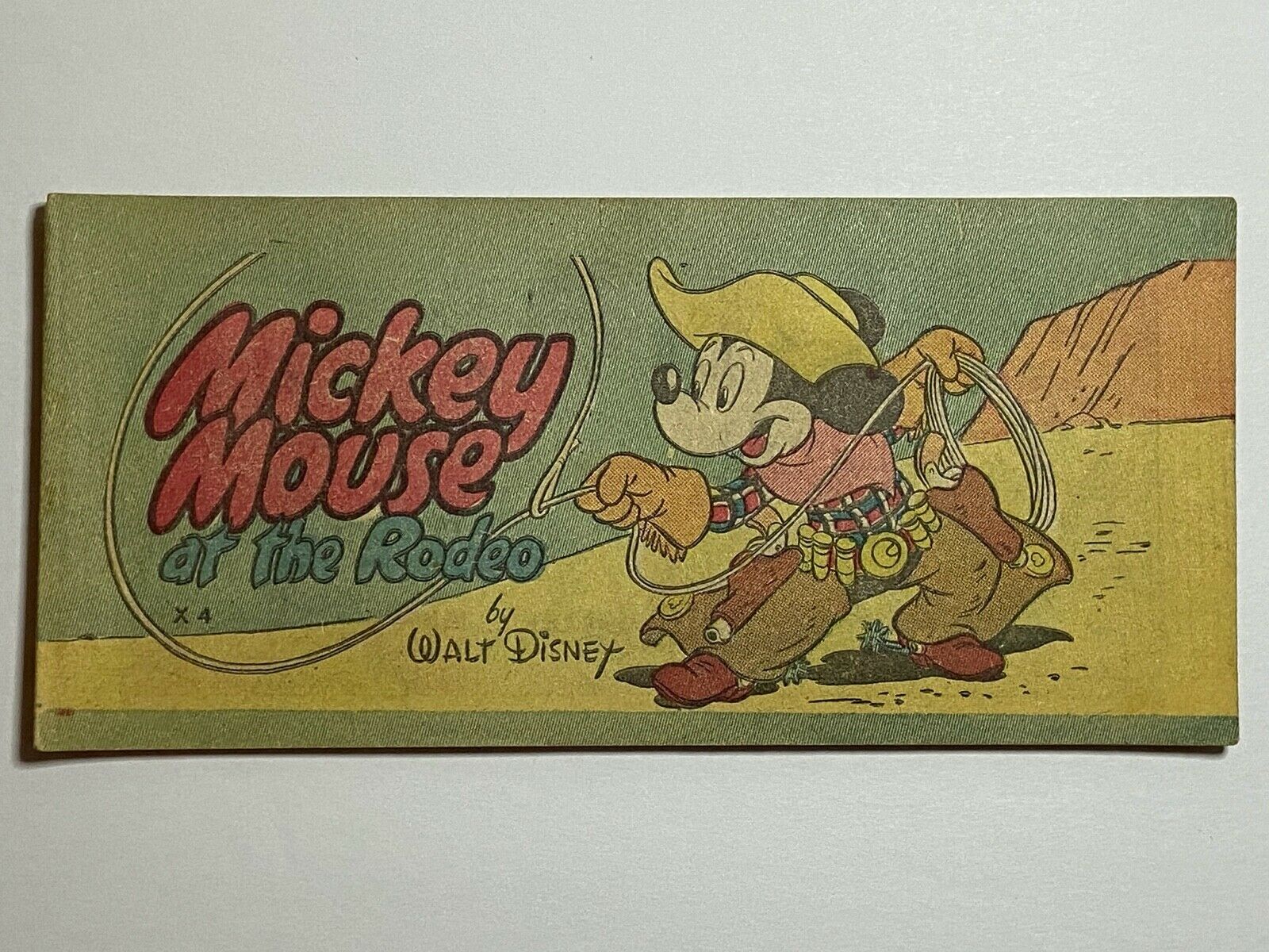 Disney Cheerios Cereal Premium 1947 Mini Comic X-4 Mickey Mouse at the ...