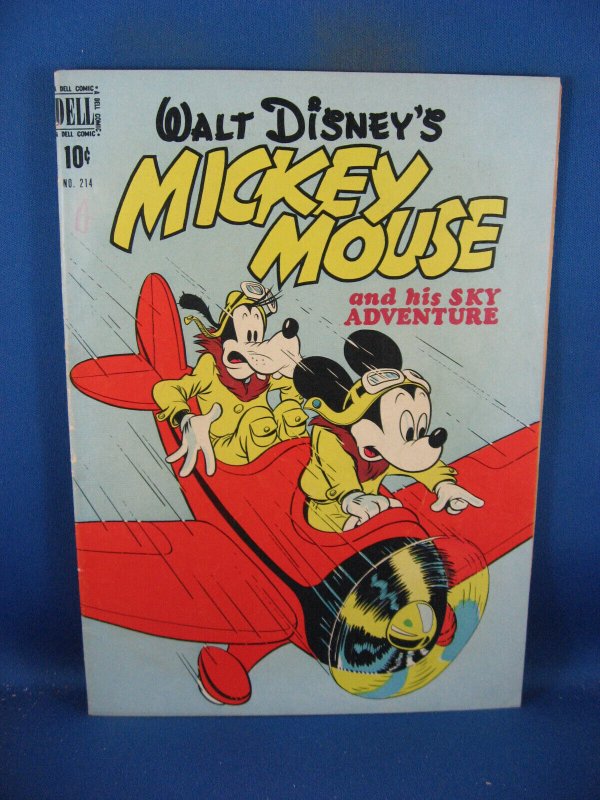 Four Color 214 Mickey Mouse and HIS SKY Adventure F 1948 | Comic Books ...