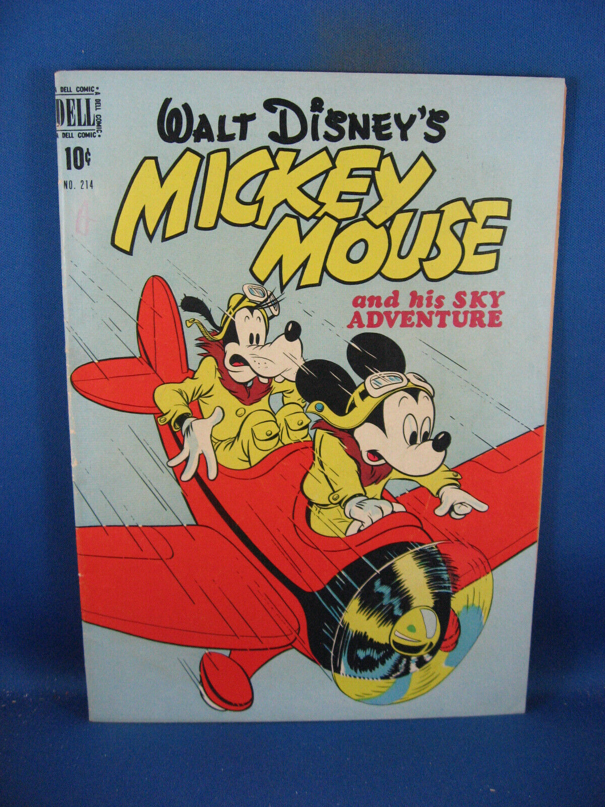 Four Color 214 Mickey Mouse and HIS SKY Adventure F 1948 | Comic Books ...