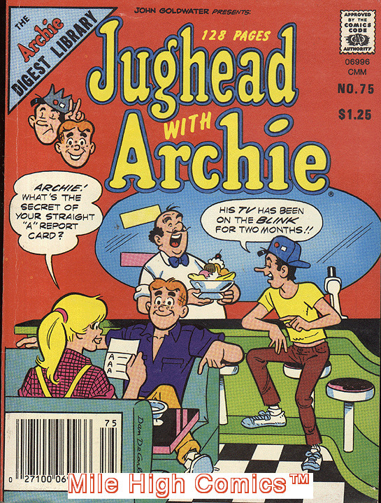 JUGHEAD WITH ARCHIE DIGEST (1974 Series) #75 Very Good Comics Book | Comic Books - Copper Age ...