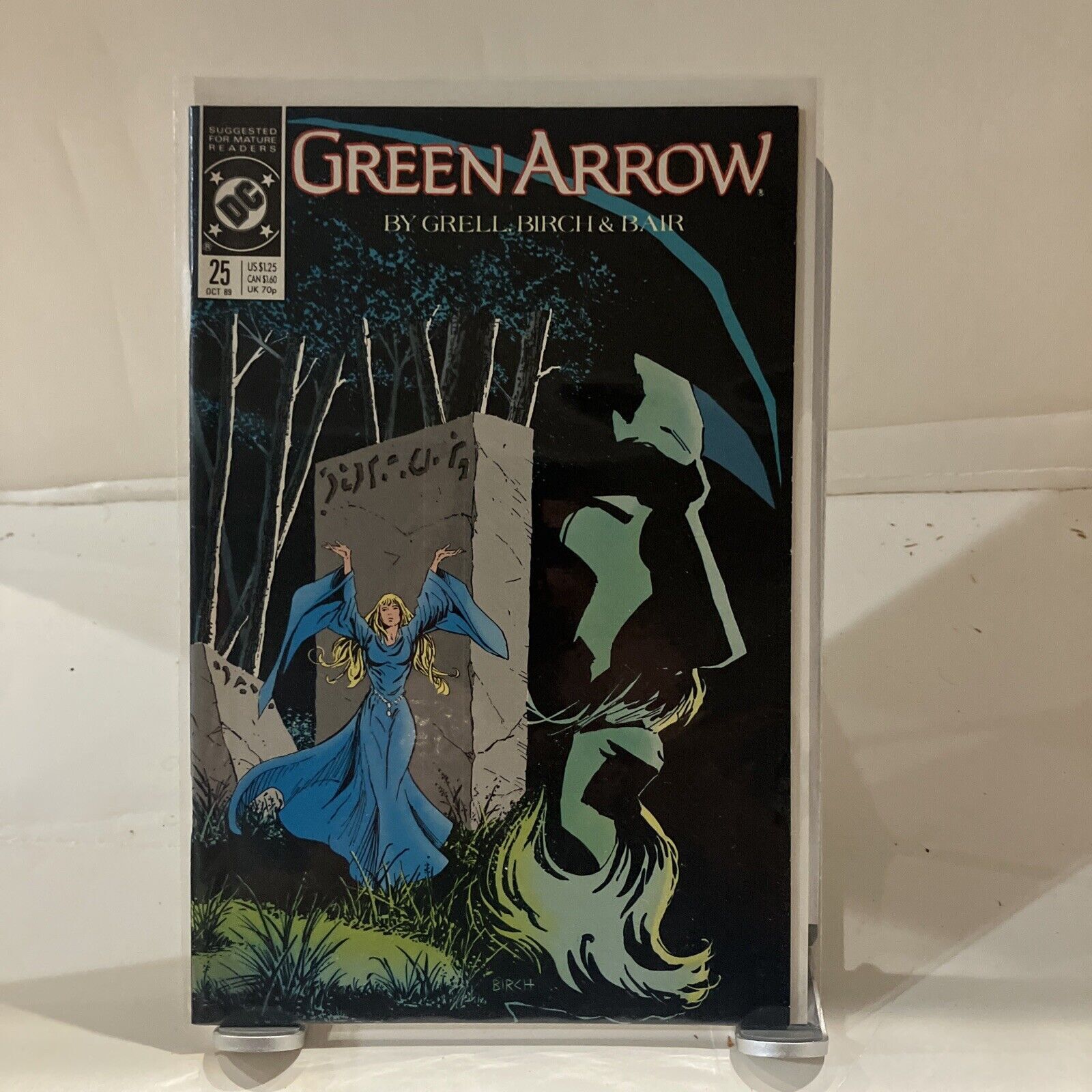 DC Comics GREEN ARROW #25 1988 Series Mike Grell John Constantine ...