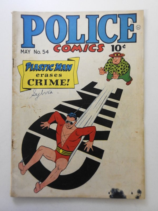Police Comics #54 (1946) Solid VG- Condition!! | Comic Books - Golden ...