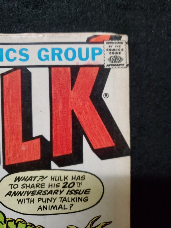 Incredible Hulk #271 Newsstand 1st Appearance Rocket Racoon 1982 Marvel ...