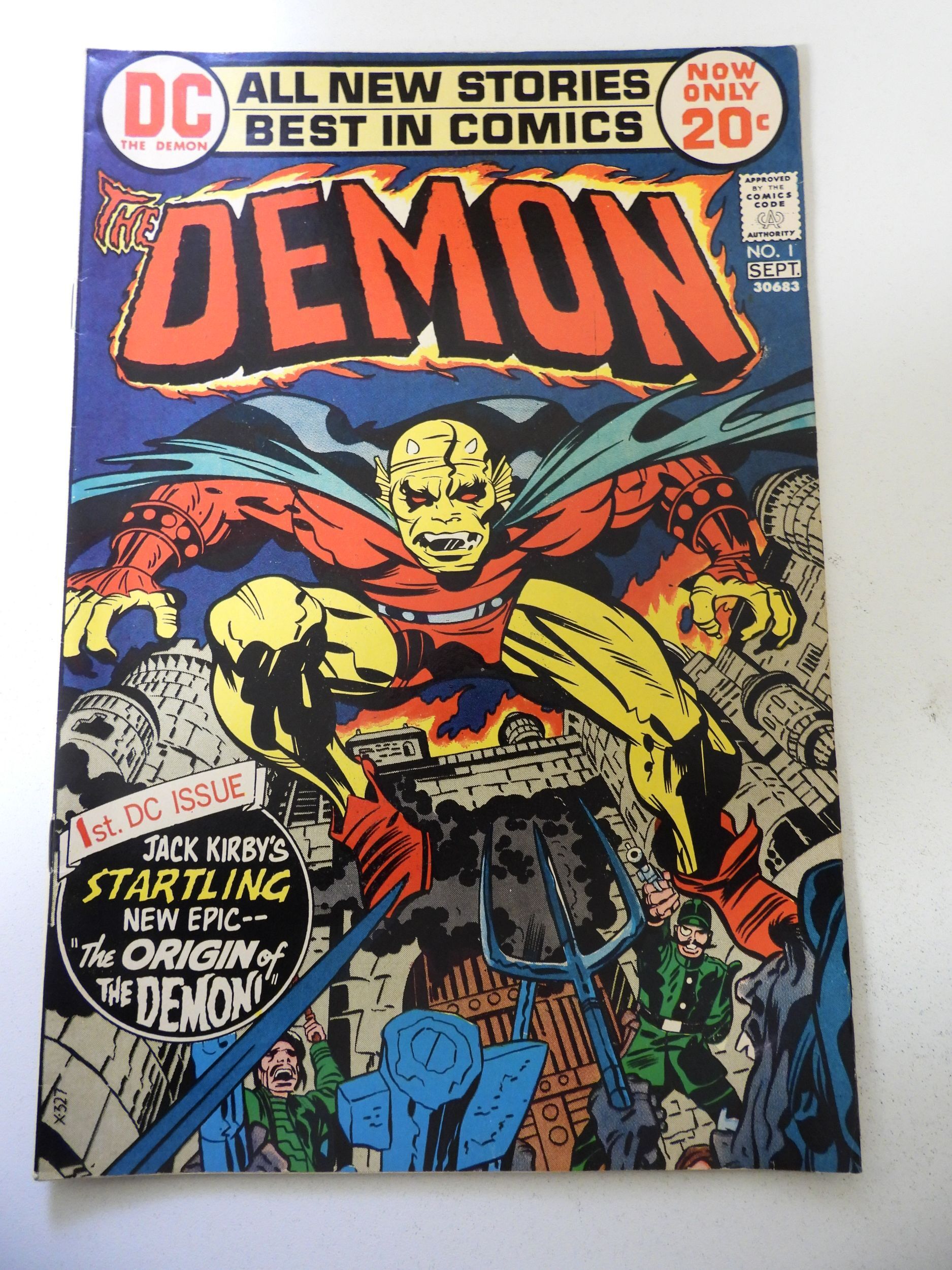 The Demon #1 (1972) Origin of the Demon! FN+ Condition | Comic Books ...