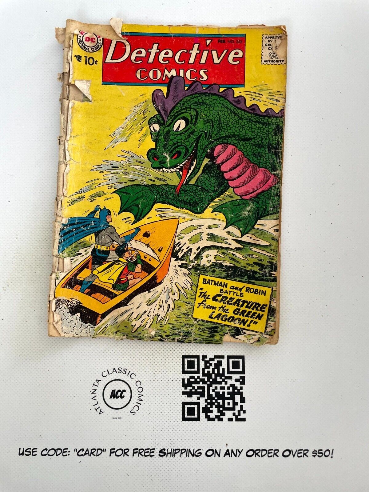 Detective Comics # 252 PR DC Comic Book Batman Robin Joker Gotham 1958 ...