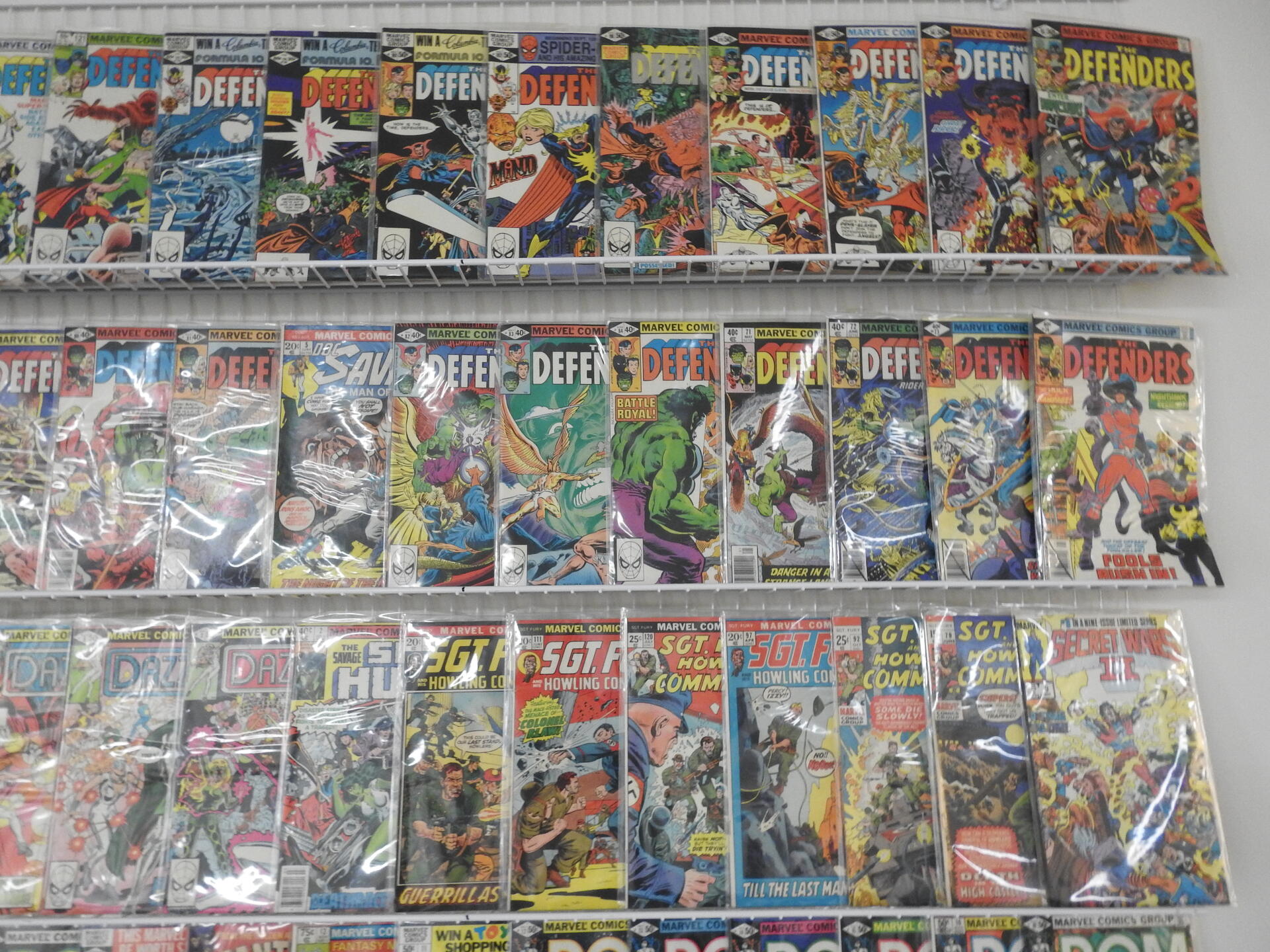 Huge Lot 160+ Comics W/ ROM, Hulk, Defenders, Fury+ Avg Fine+ Condition ...