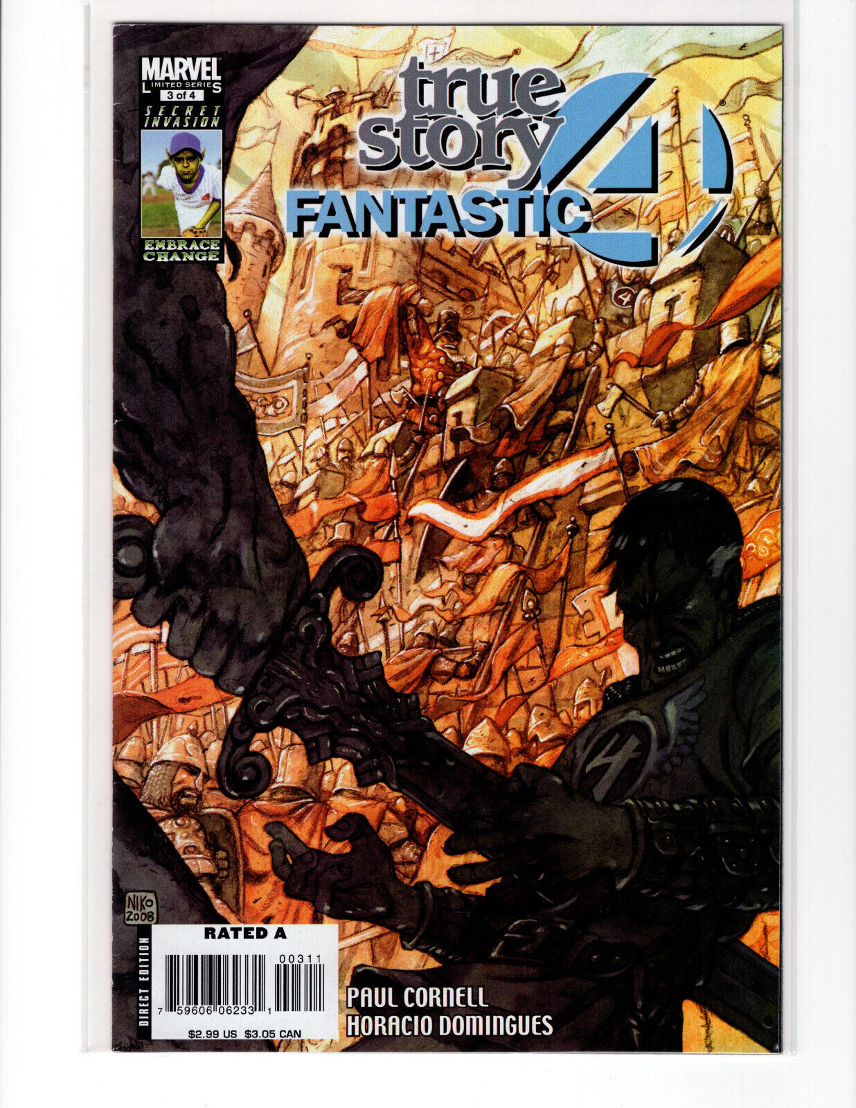 Fantastic Four True Story #1-4 (2008) Marvel Comics-4 Comics NM | Comic ...