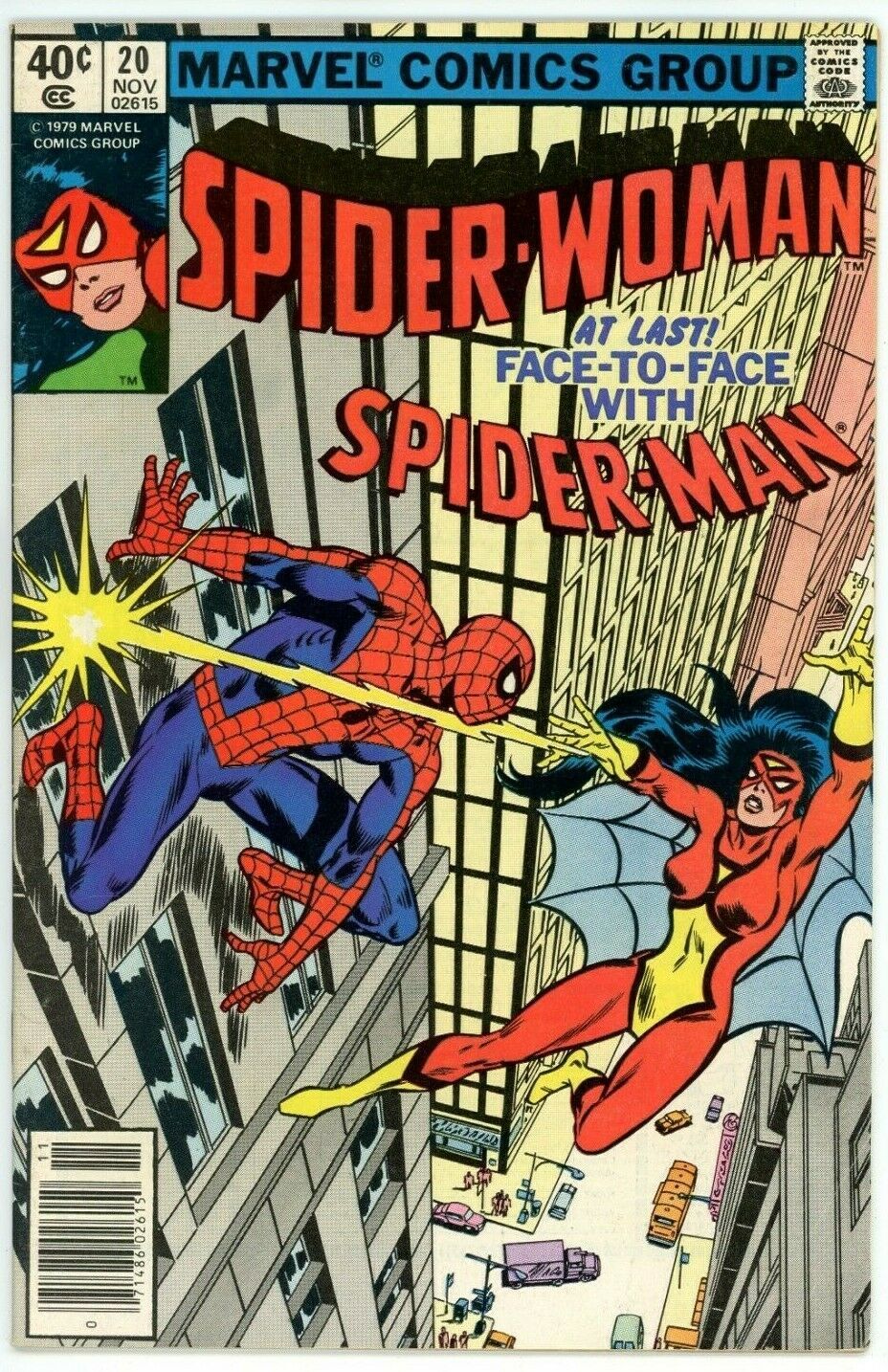 Spider Woman #20 (1978) - 8.0 VF *1st Meeting Spider Man & Spider Woman ...