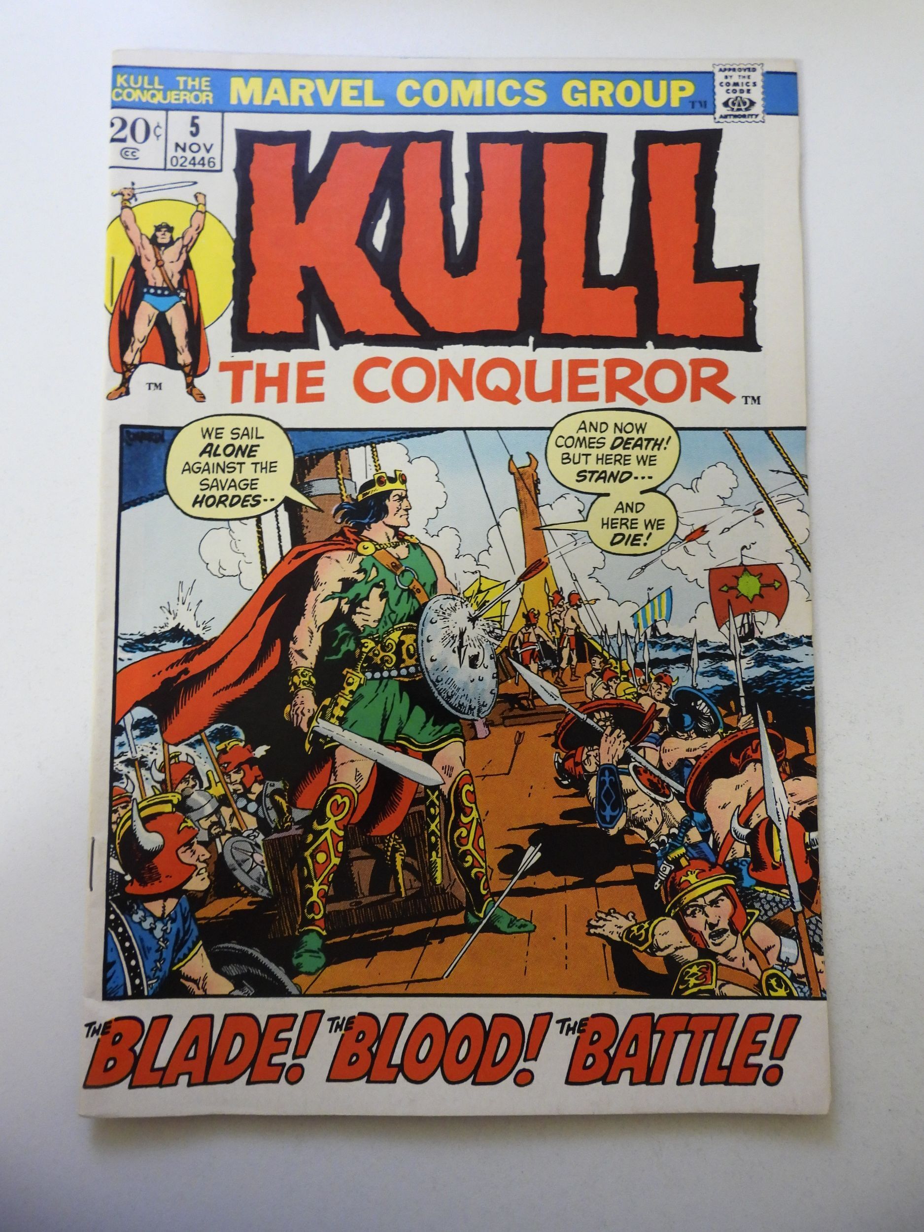 Kull the Conqueror #5 (1972) FN/VF Condition | Comic Books - Bronze Age ...