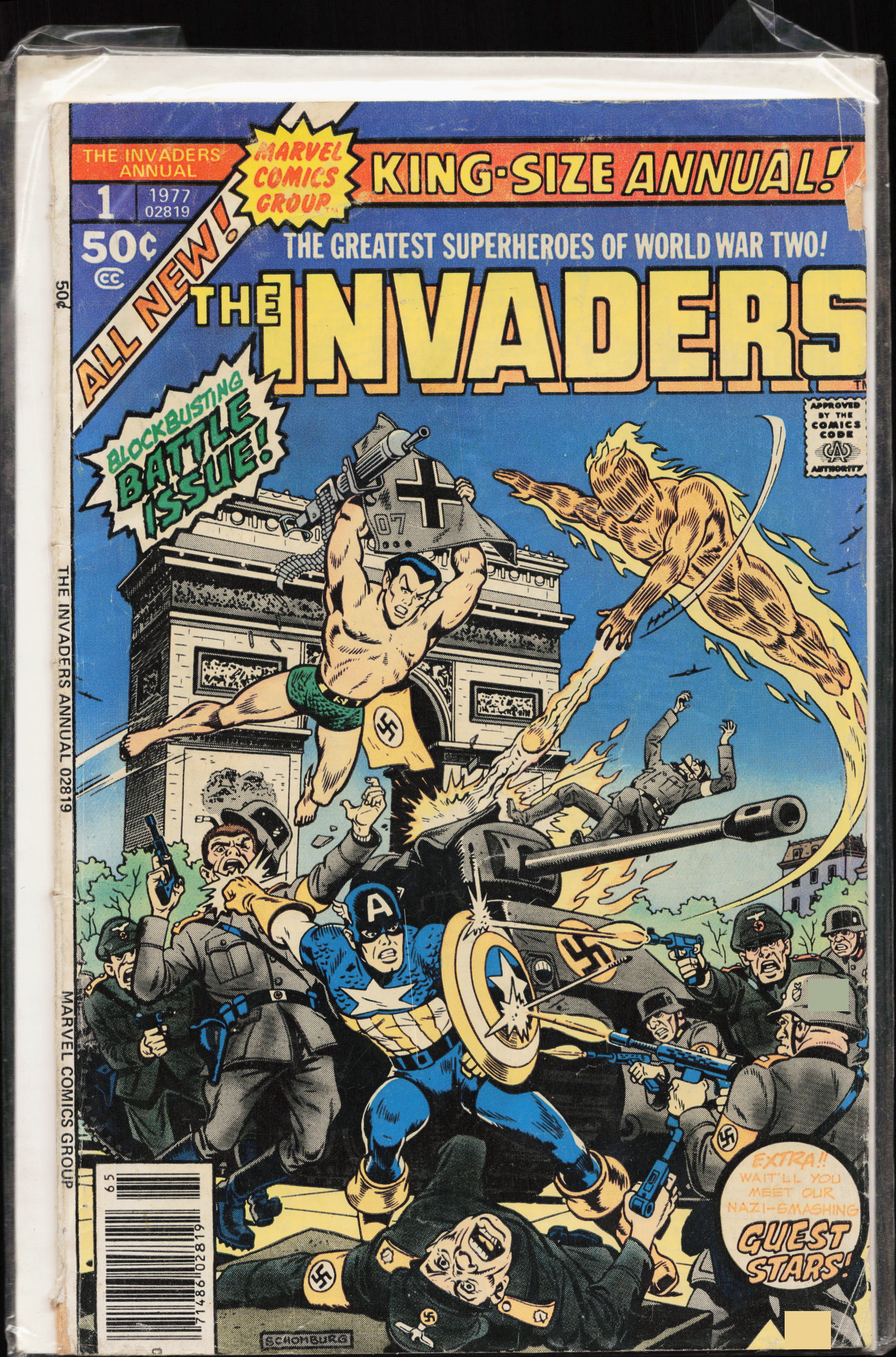 Invaders Annual (1977) The Invaders | Comic Books - Bronze Age, Marvel ...