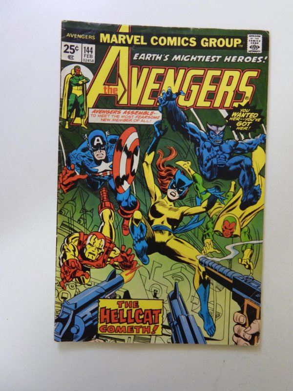 The Avengers #144 (1976) 1st appearance of Hellcat VG+ condition MVS ...