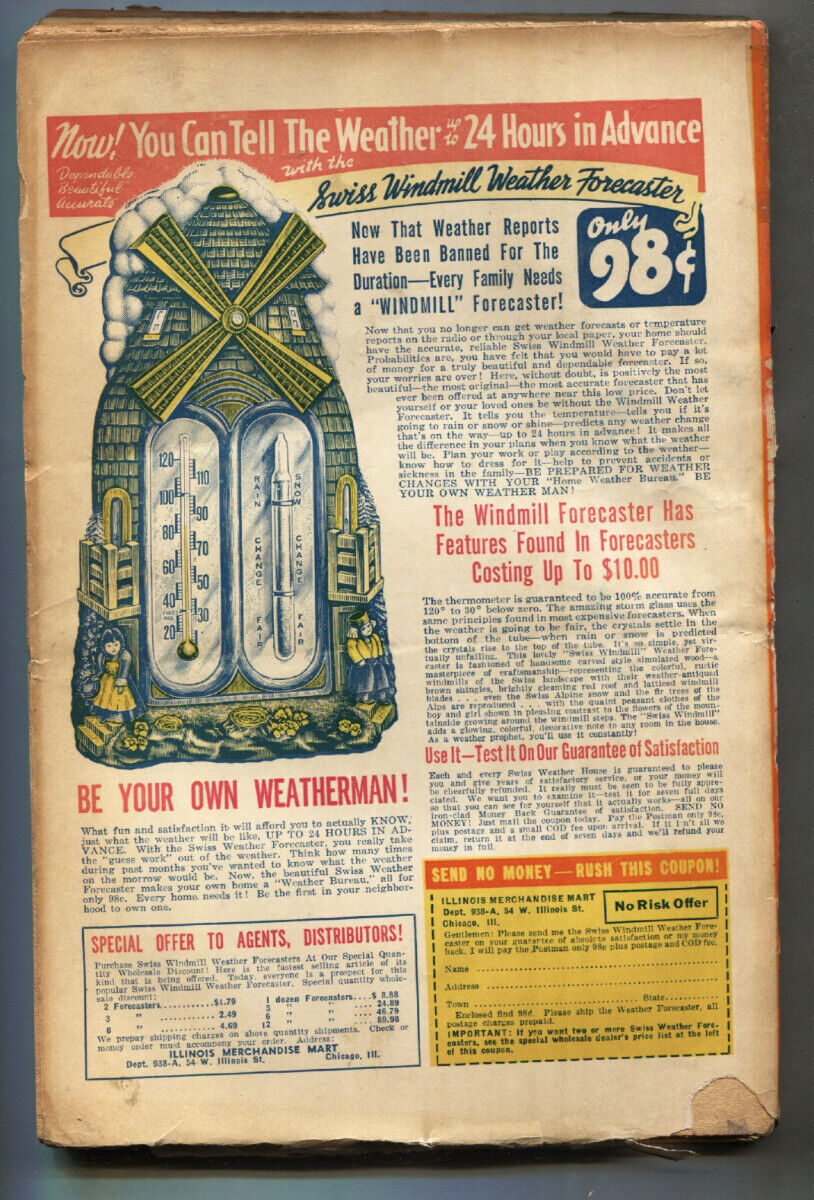 Weird Tales--January 1944--Ray Bradbury--Rare Pulp Magazine | Comic ...