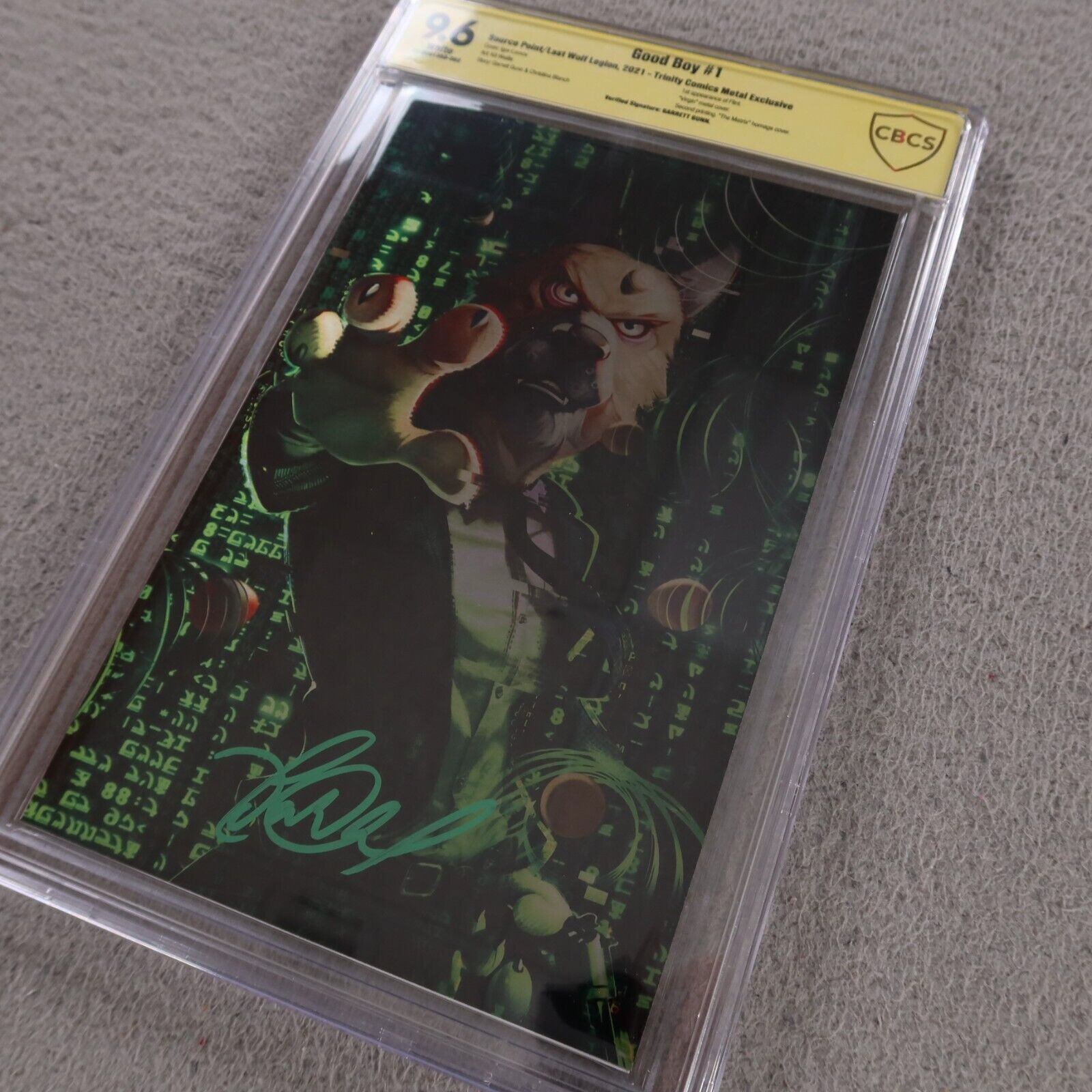 Good Boy #1 Virgin Metal Igor Lomov Matrix Homage Garrett Gunn SS 2021 ...