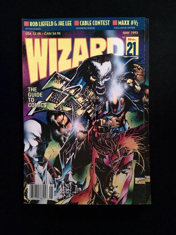 Wizard The Comics Magazine #21U WIZARD Comics 1993 VF/NM NEWSSTAND LEE ...