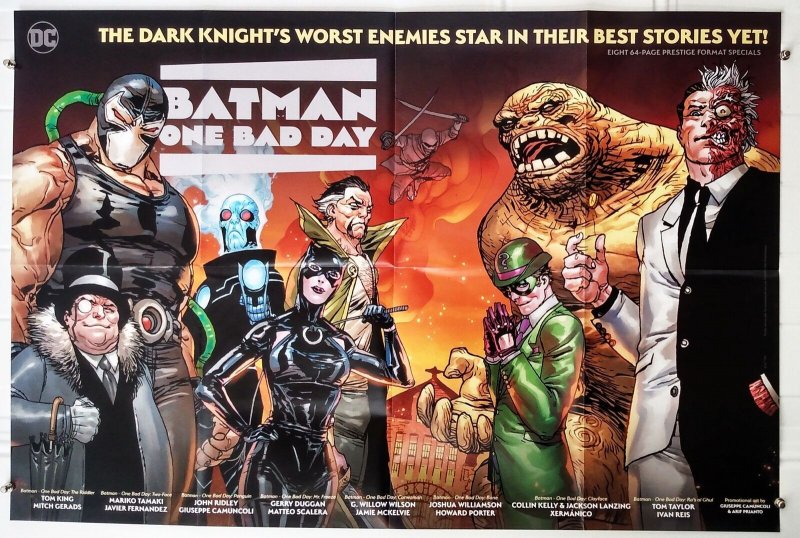 Batman One Bad Day DC 2022 Folded Promo Poster (24x36) New [FP421 ...