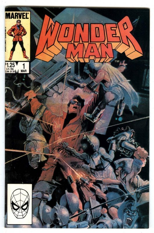 Wonder Man #1 Marvel Origin March 1986 Ant Man Avengers guest stars 1st ...