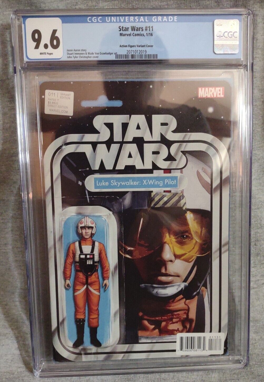 Star Wars 11 CGC 9.6 Luke Skywalker John Tyler Christopher Action ...
