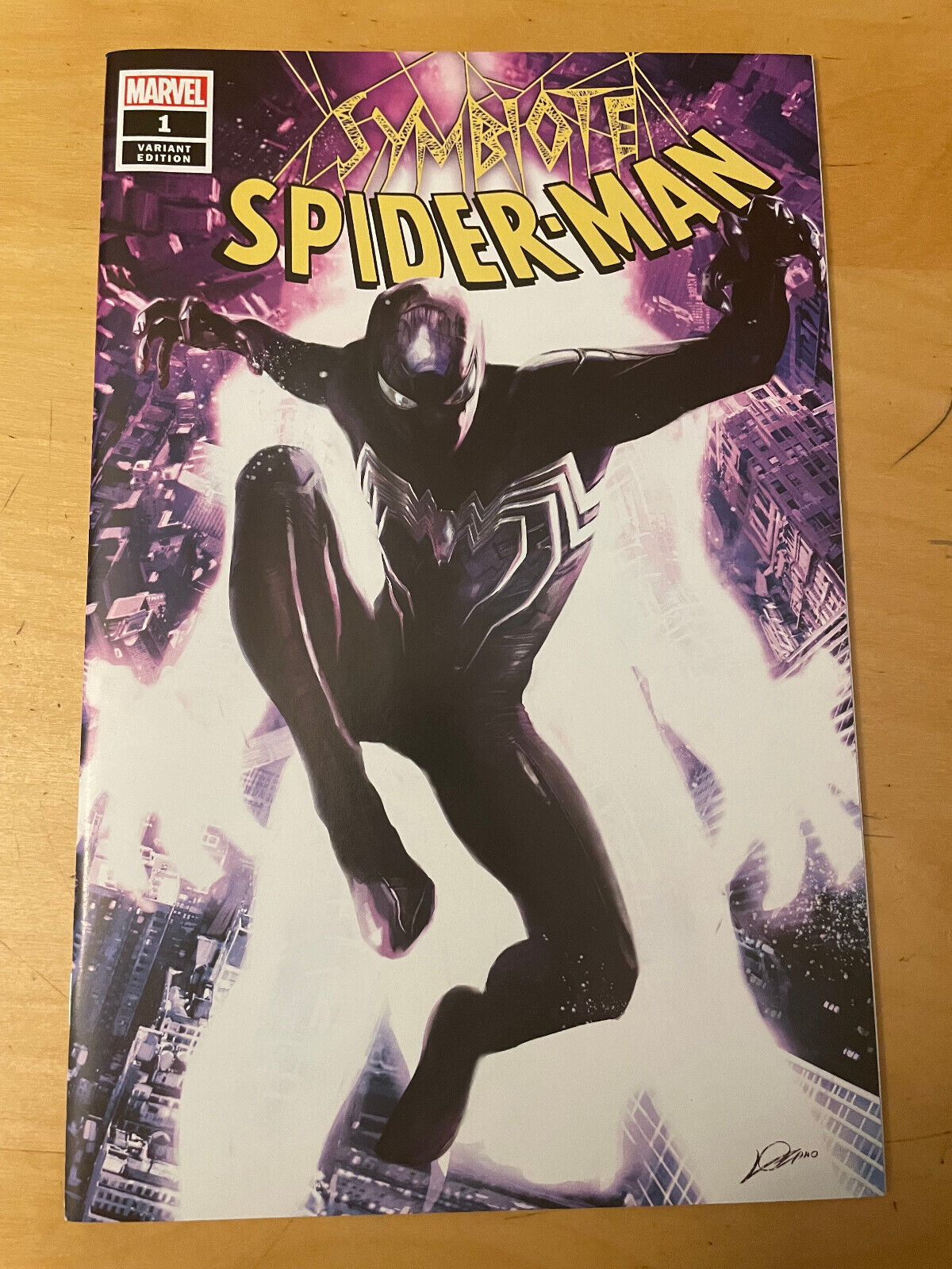 Symbiote Spider-Man 1 Variant Comic Mint Exclusive Marvel NM+ (9.4 - 9. ...
