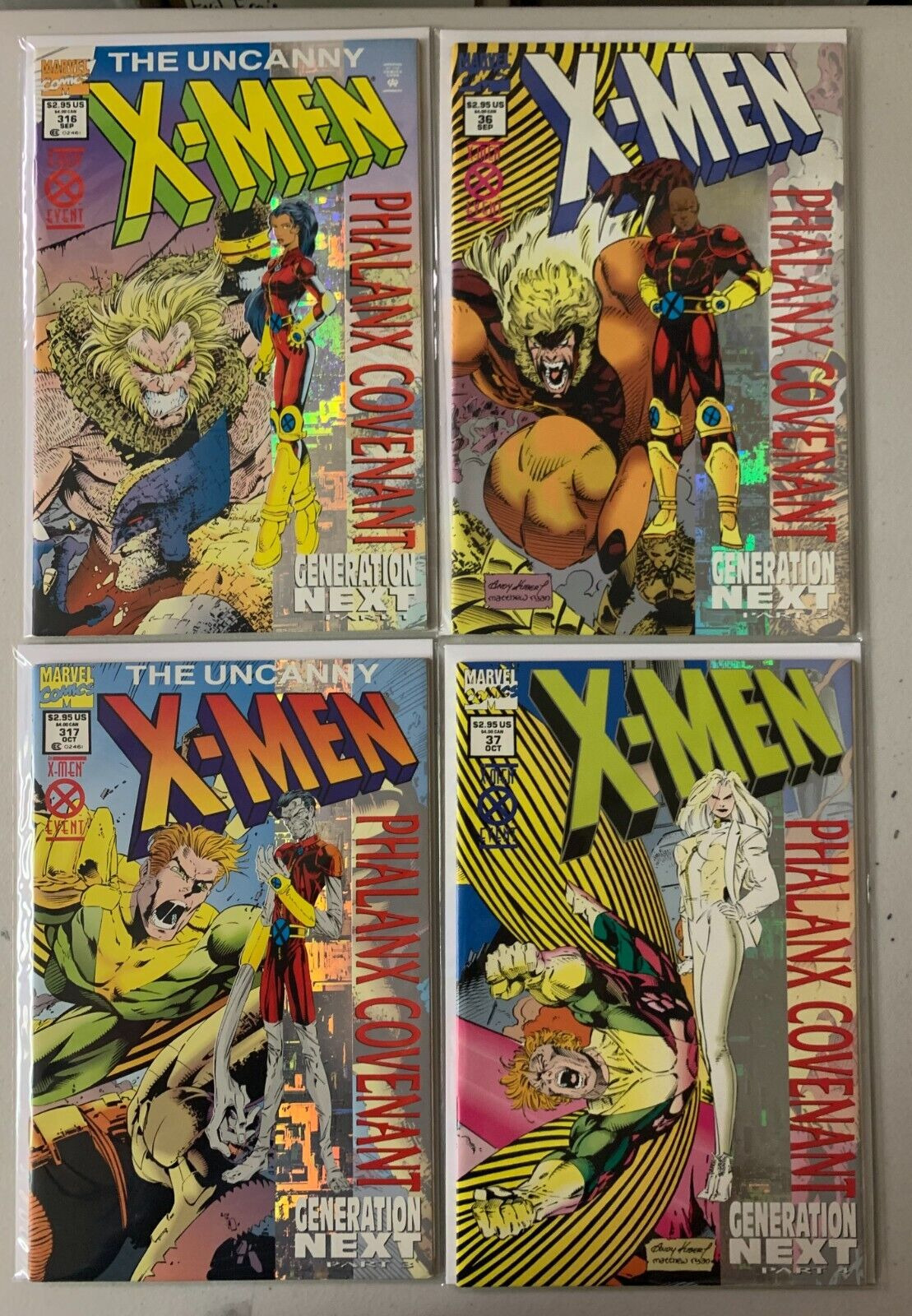 X-Men Generation Next Phalanx Covenant lot 4 diff Marvel 1st Series 6.0 ...